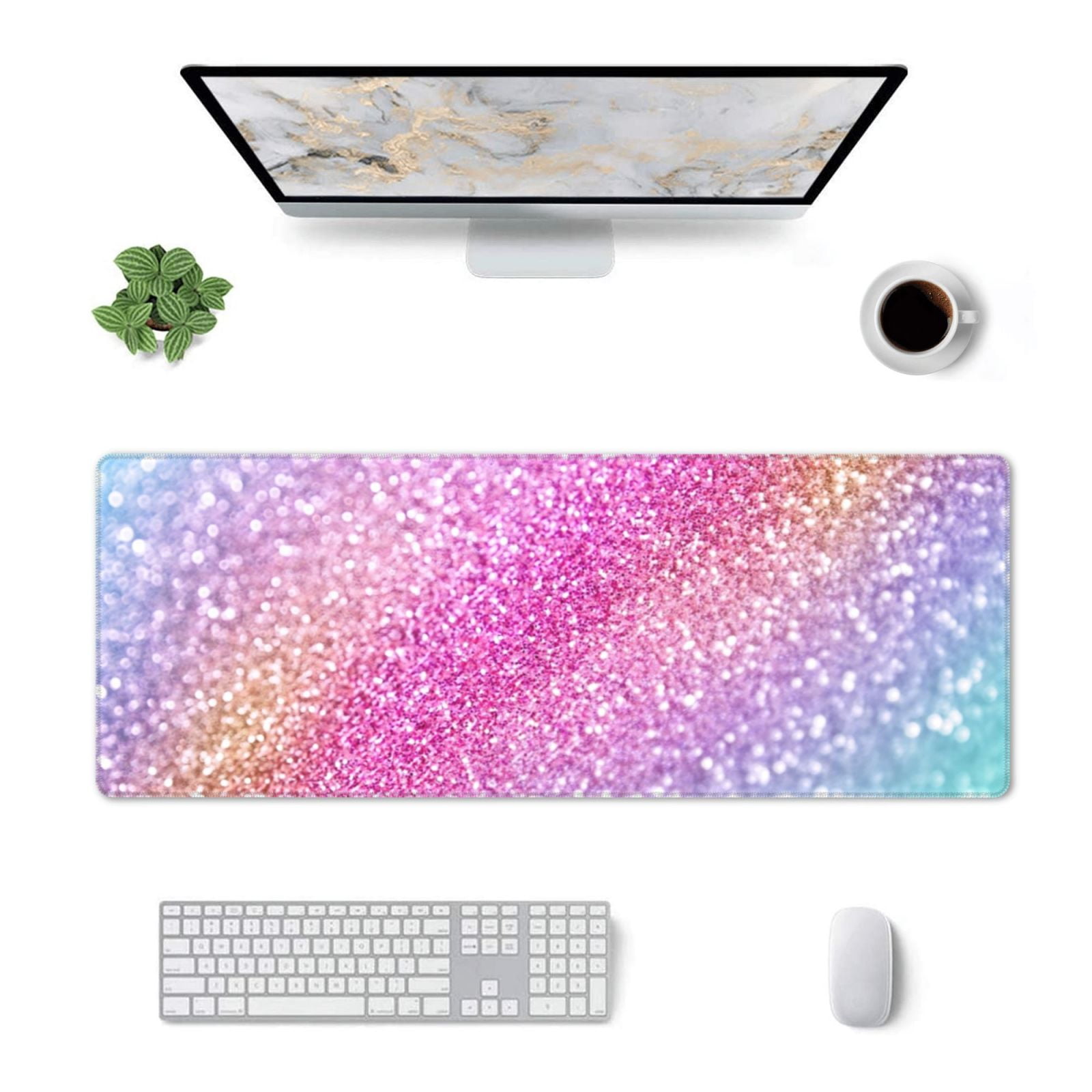 Rocae Fun Rainbow for Gaming Mouse Pad, Mouse Pad Large, Office ...