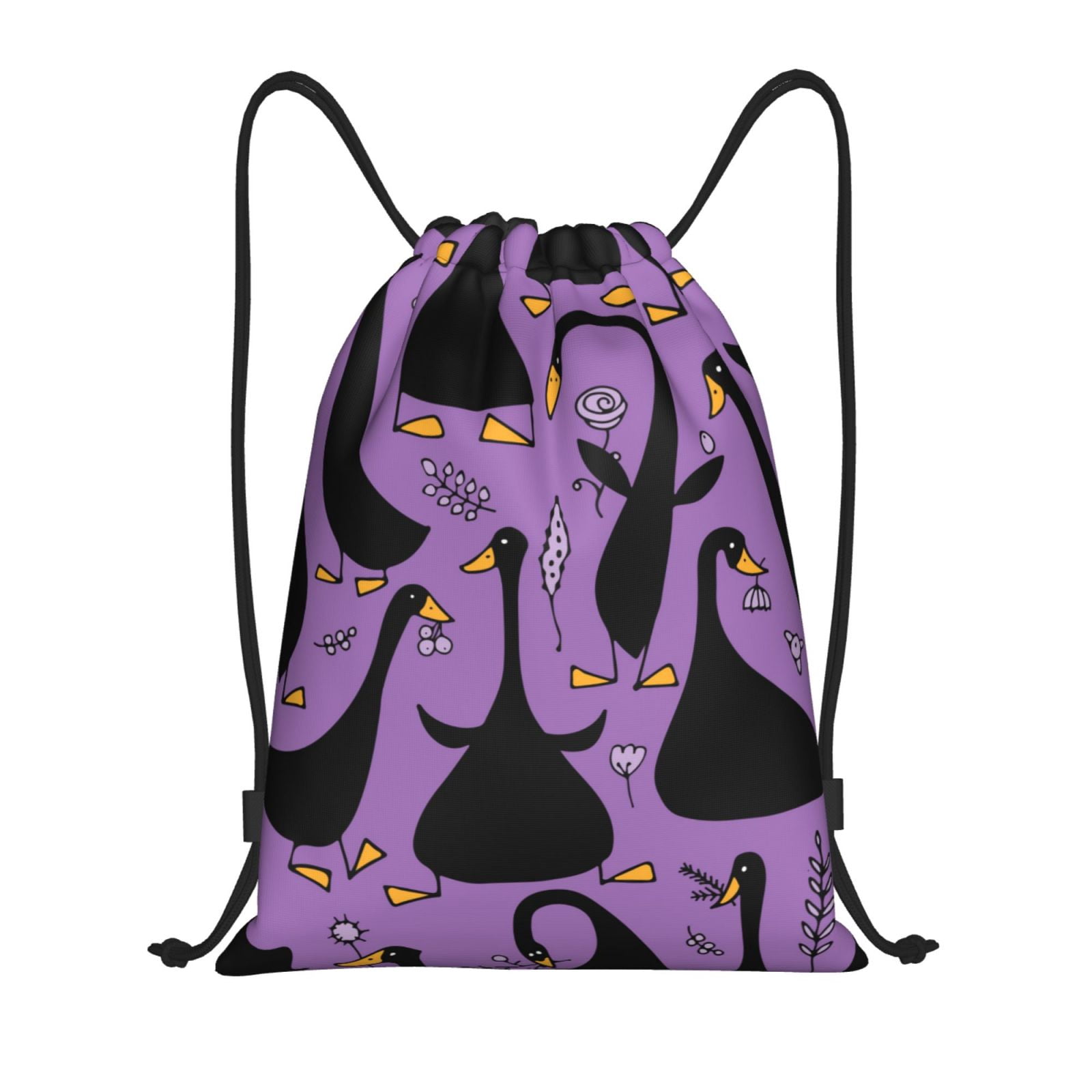 Rocae Funny Goose for Gym Bag Drawstring Bags Gym Backpack for Gym ...