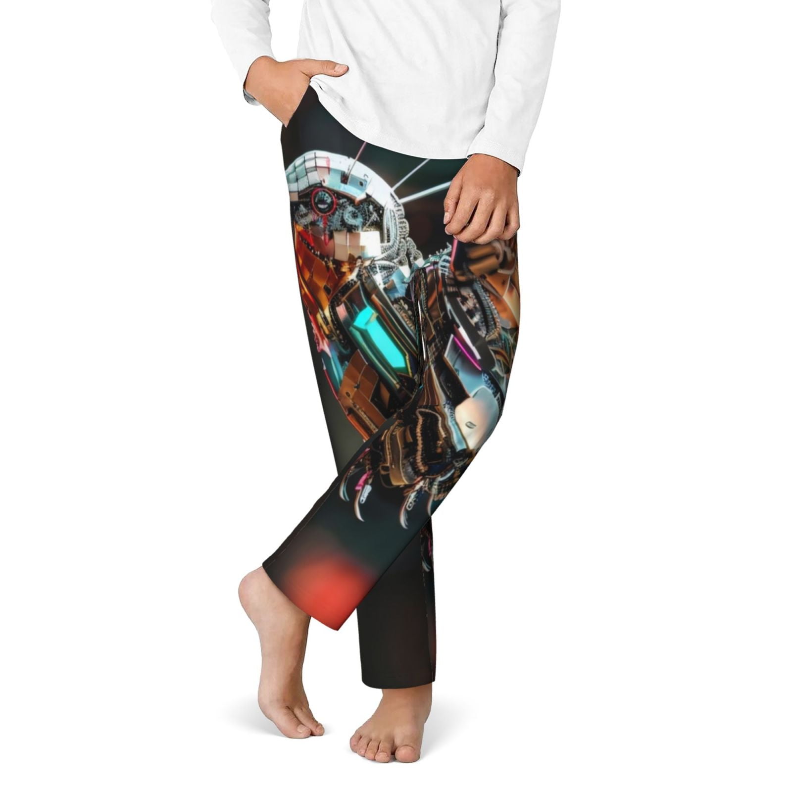 Rocae Futuristic Robot Hummingbird for Teenagers' Pajama Pants,Girls ...