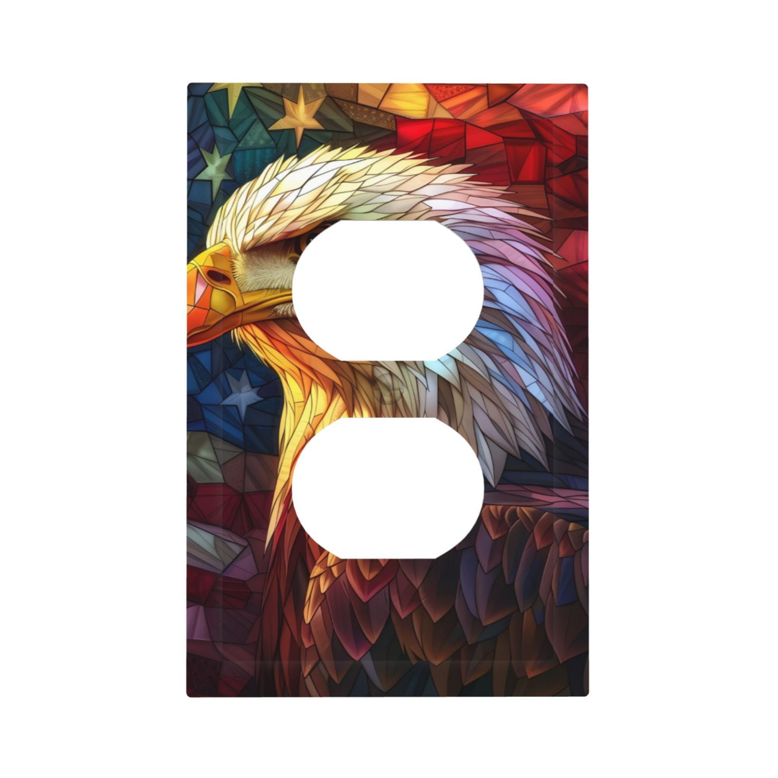 Rocae Geometric American Bald Eagle for Decorator Light Switch or ...