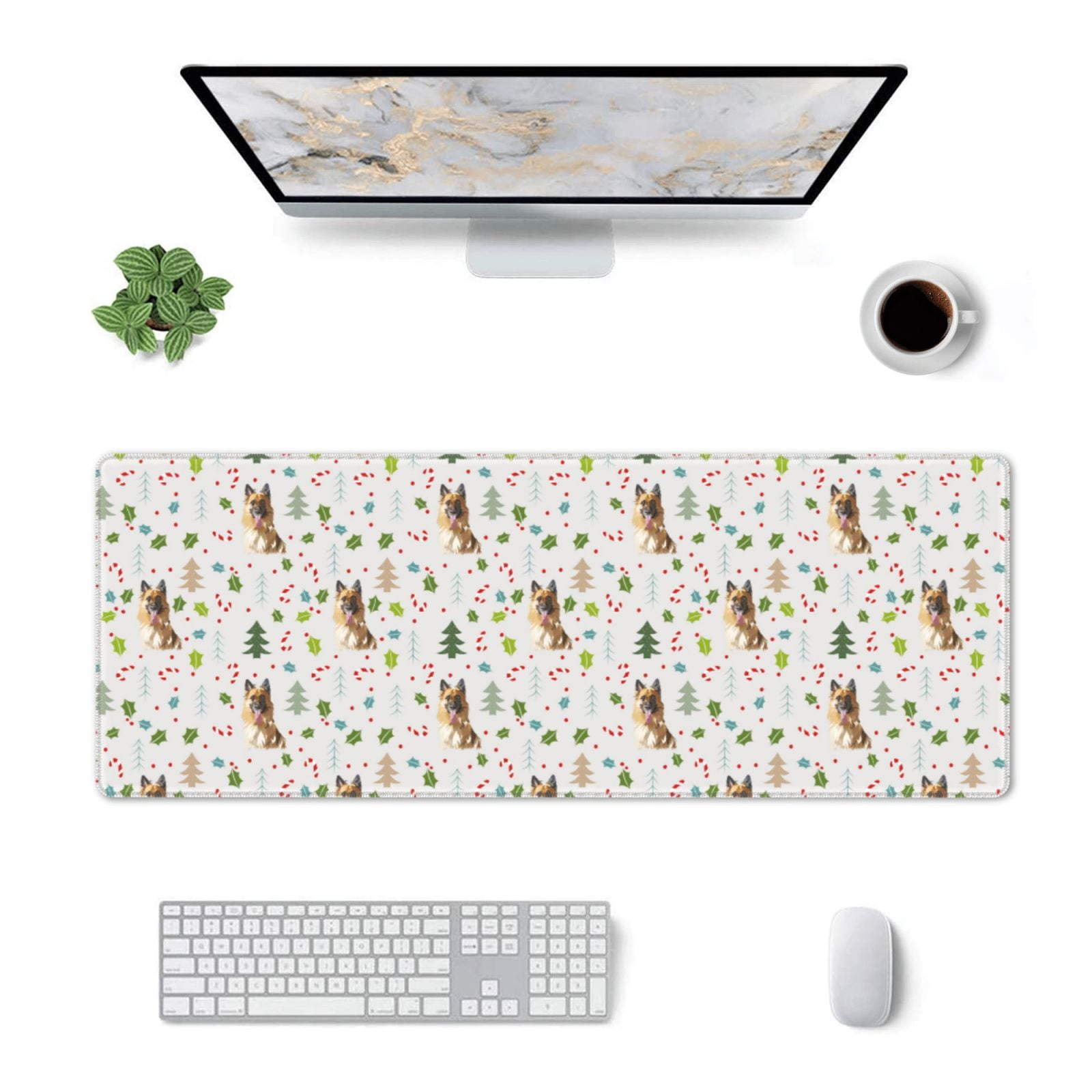 Rocae German Shepherd Dog for Gaming Mouse Pad, Mouse Pad Large, Office ...