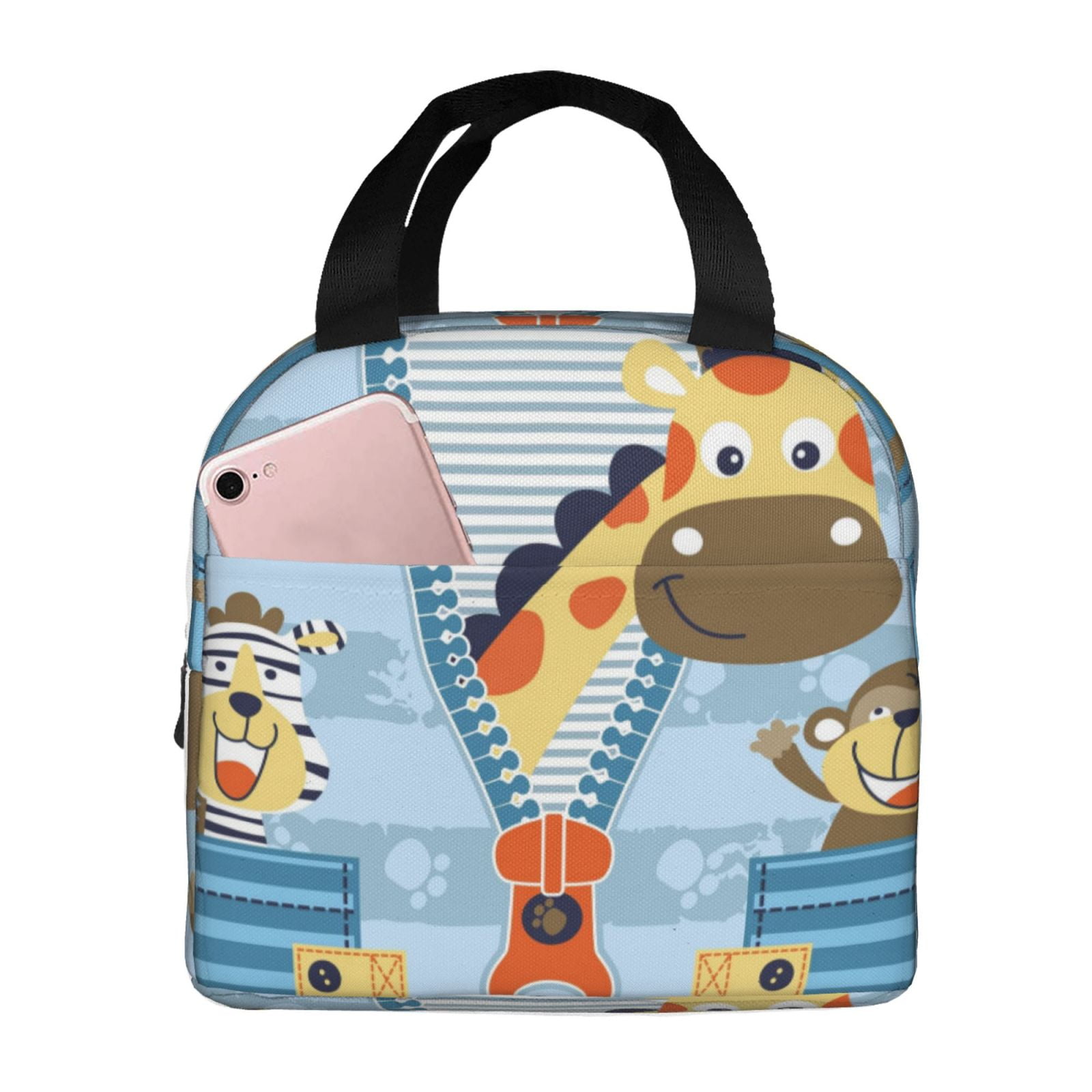 Rocae Giraffe Come Out From Zipper for Insulated Lunch Bag for Women ...
