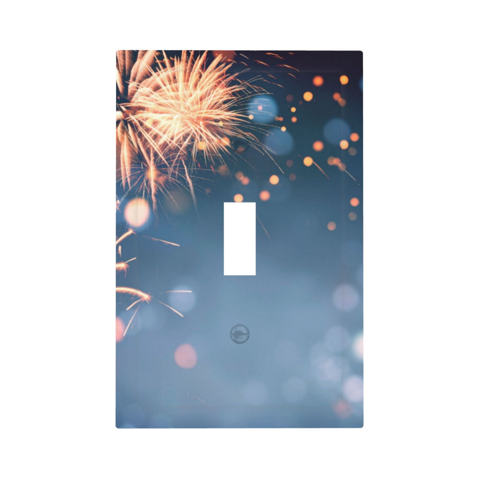 Rocae Gold And Blue Fireworks for Decorator Light Switch or Receptacle ...