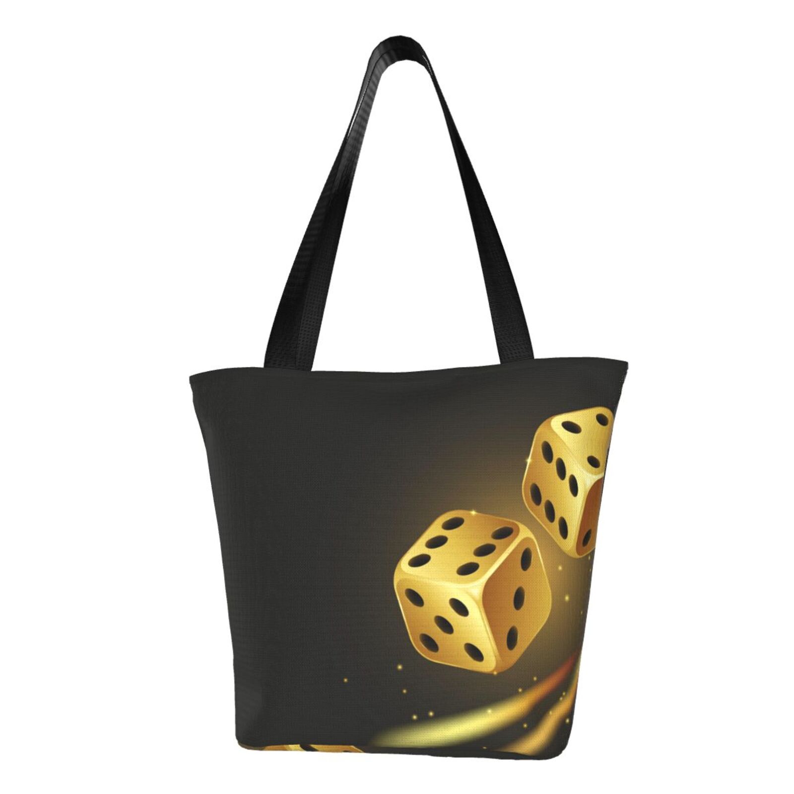 Rocae Golden Dice for Shoulder Bags for Women Tote Bag for Women with ...