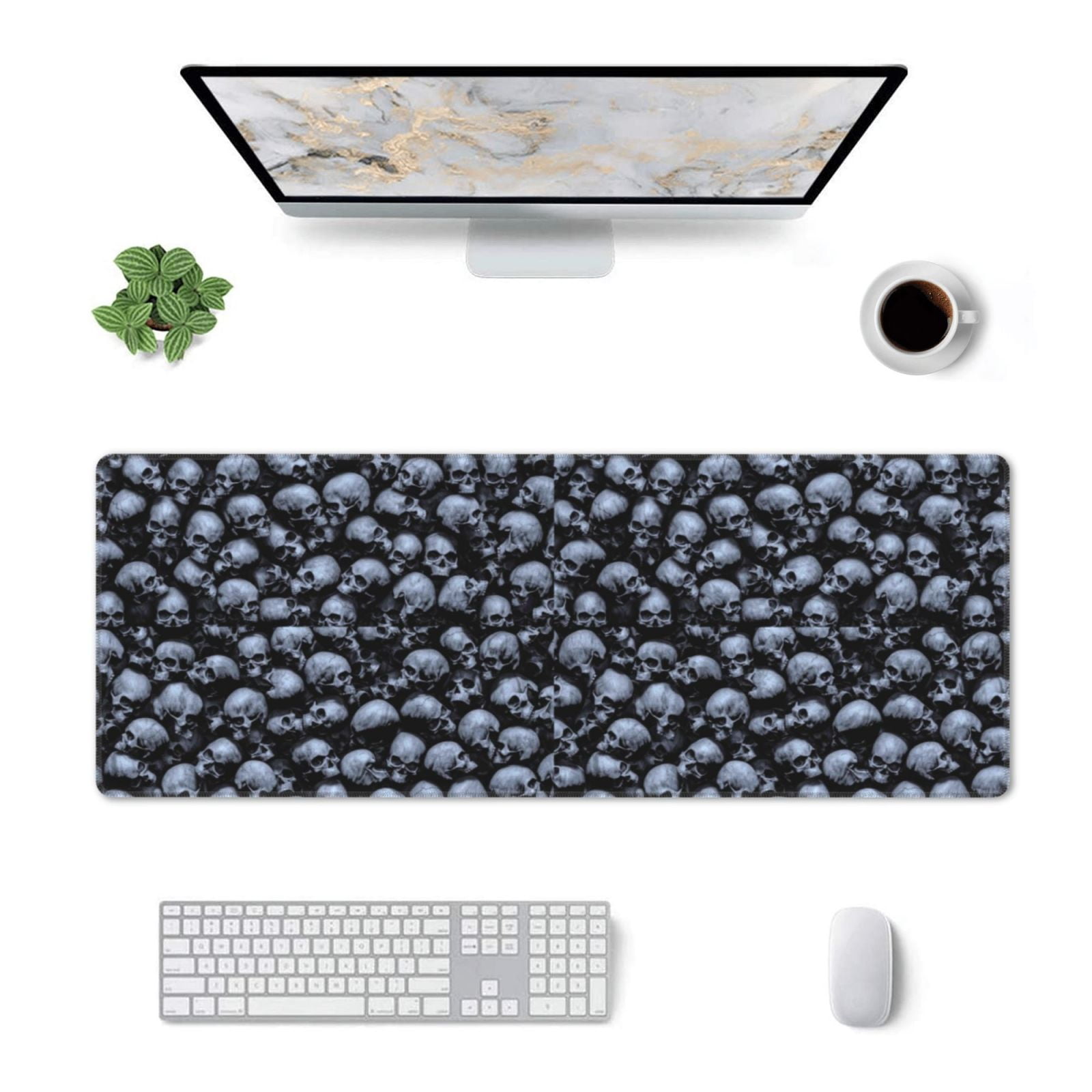 Rocae Gothic Skull for Gaming Mouse Pad, Mouse Pad Large, Office ...