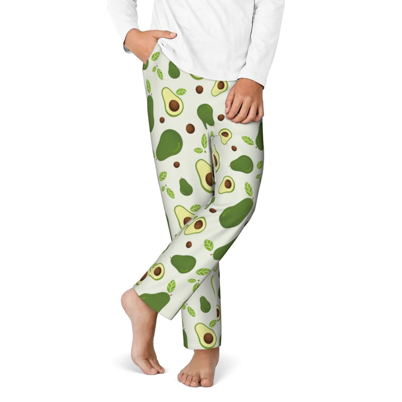 Rocae Green Avocado for Teenagers' Pajama Pants,Girls lounge pants ...