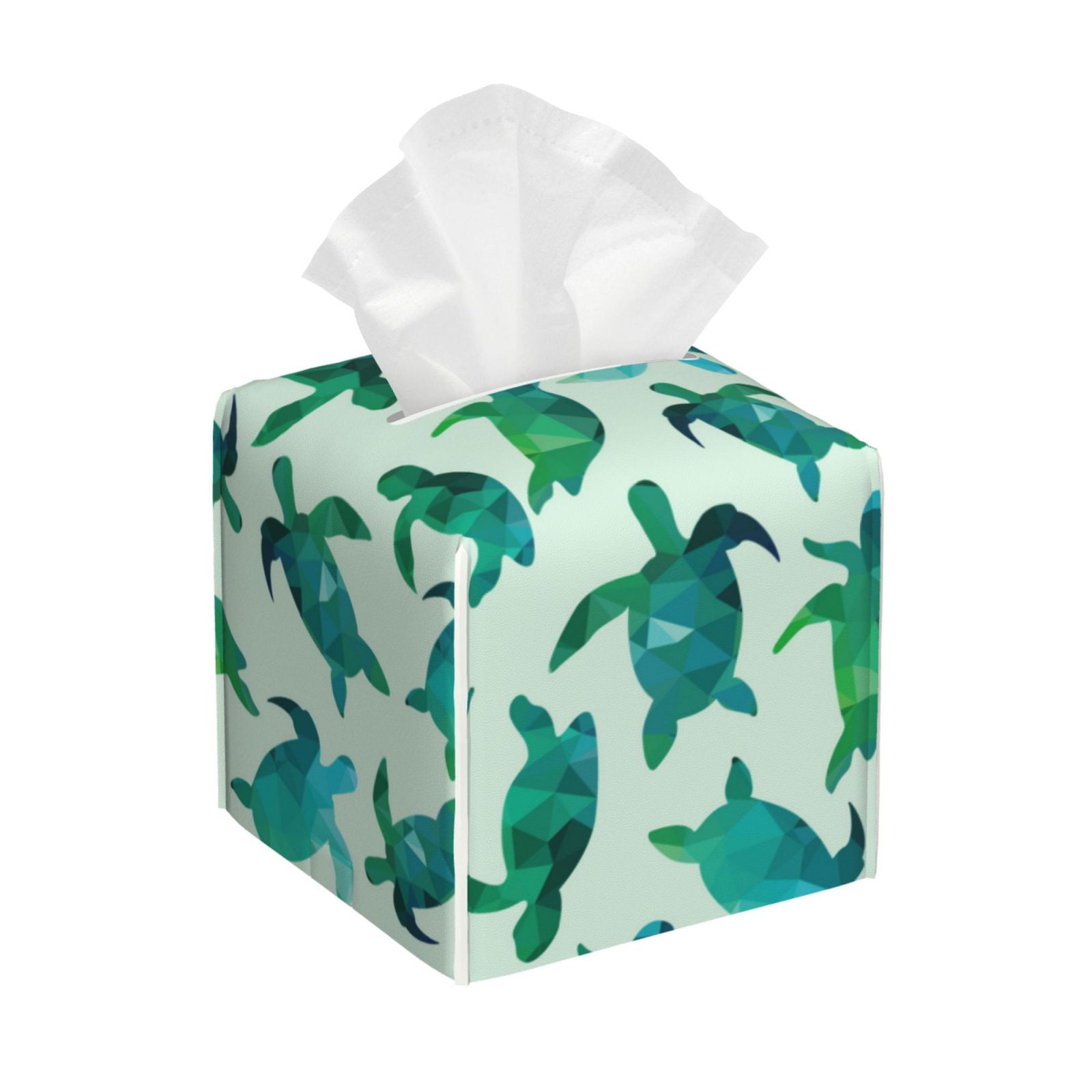Rocae Green Sea Turtle for High-grade Leather Tissue Box, Exquisite ...