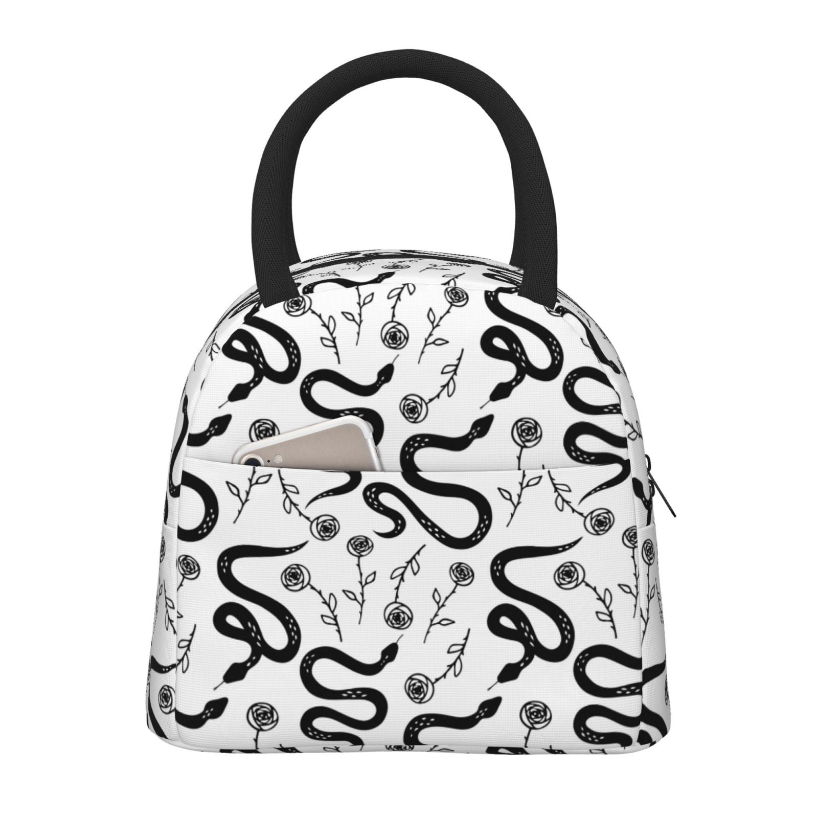 Rocae Hand Drawn Snake for Leakproof Lunch Box for Adults, Wide Opening ...