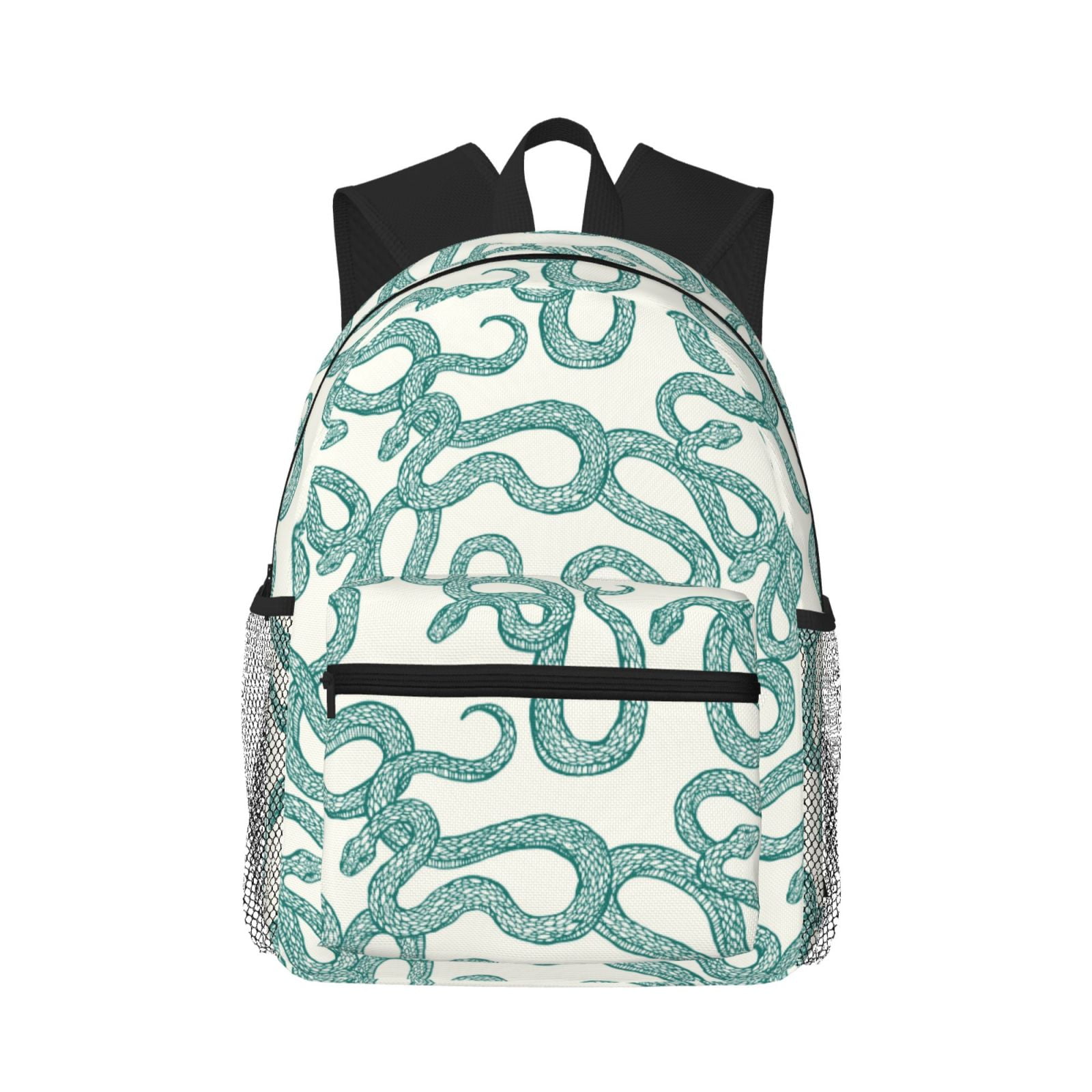 Rocae Hand Drawn Snake for Lightweight Casual Backpack Travel Hiking ...