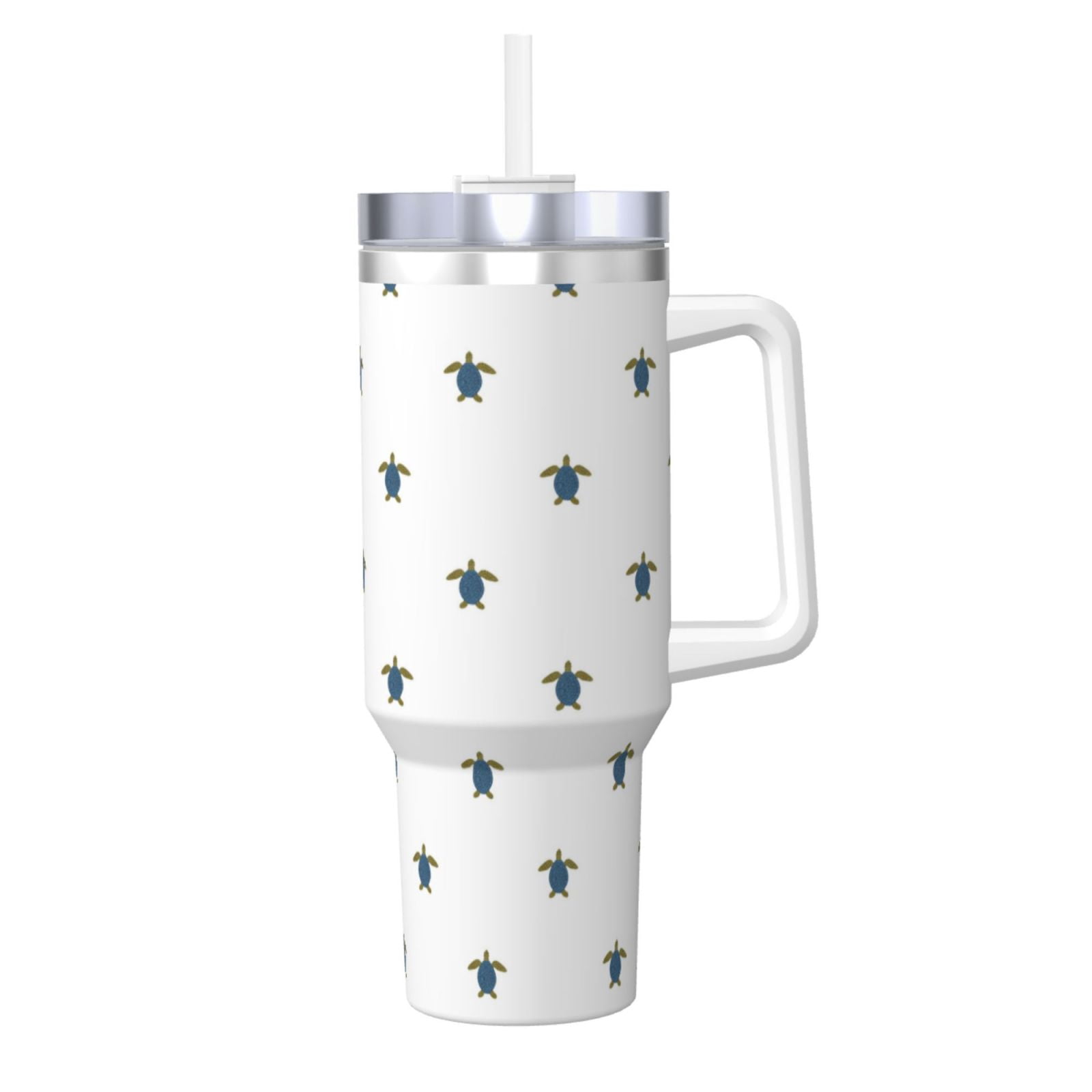 Rocae Hand Drawn Turtle for 40OZ Ice Bully With Handle Keeps Drinks Hot ...