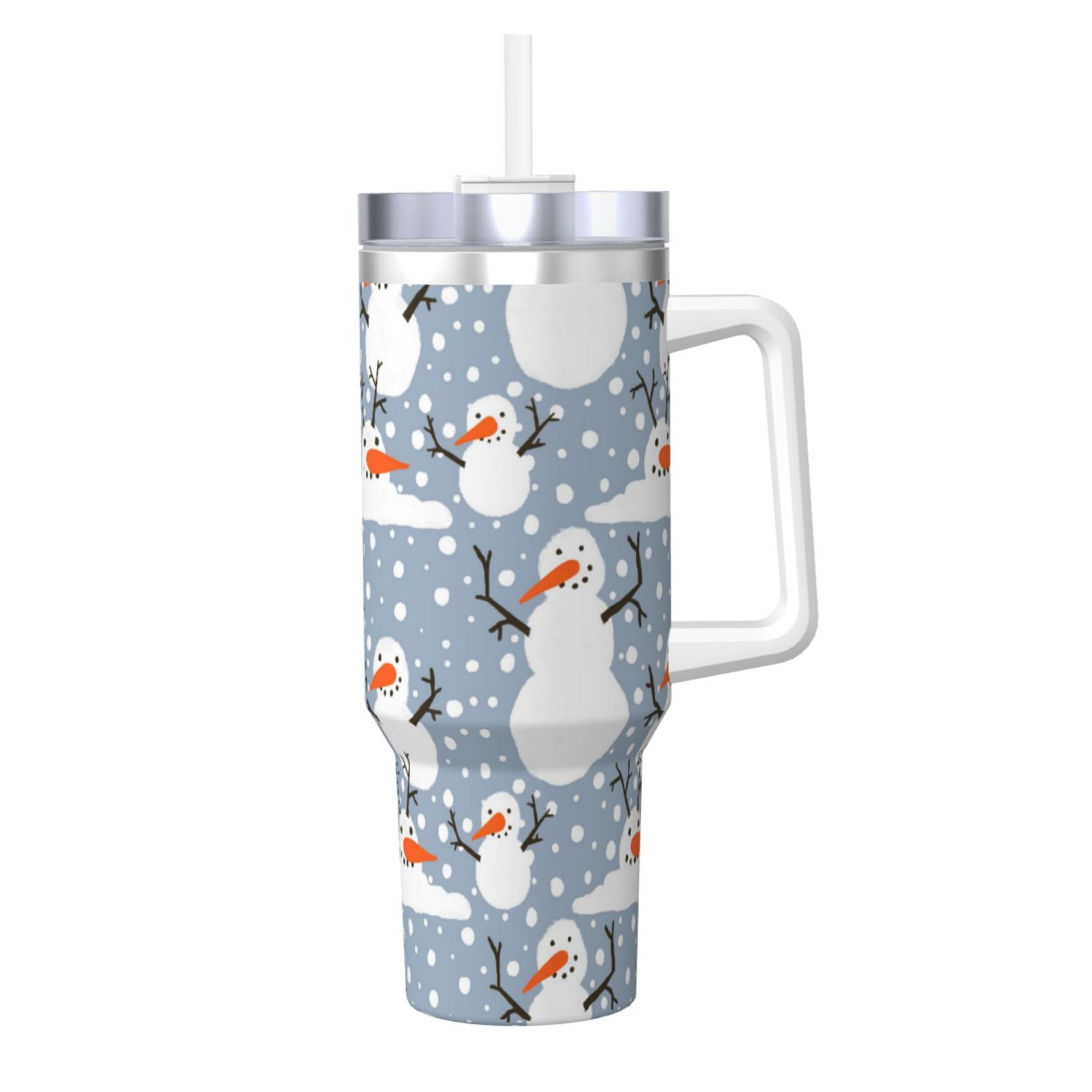 Rocae Happy Snowmen Snowfall for 40OZ Ice Bully With Handle Keeps ...