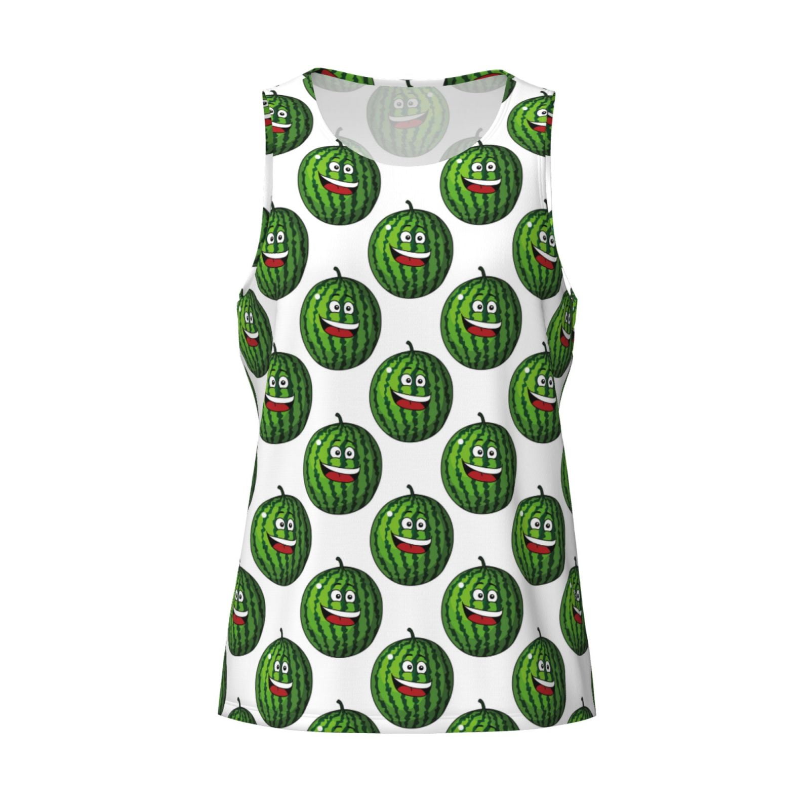 Rocae Happy Watermelon for Men's Workout Tank Top Men's Running Tank ...