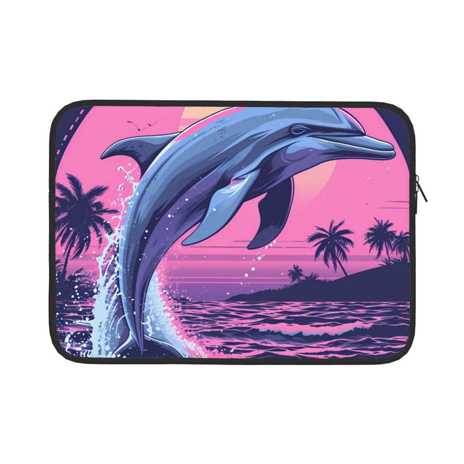 Rocae Hawaiian Beach Dolphin for Classic Slim Ergonomic Briefcase and ...