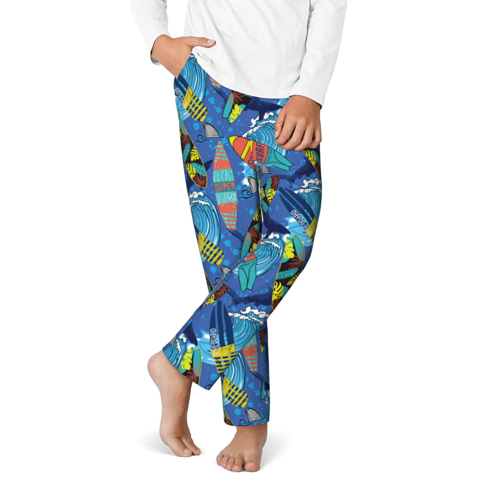Rocae Hawaiian Style for Teenagers' Pajama Pants,Girls lounge pants ...