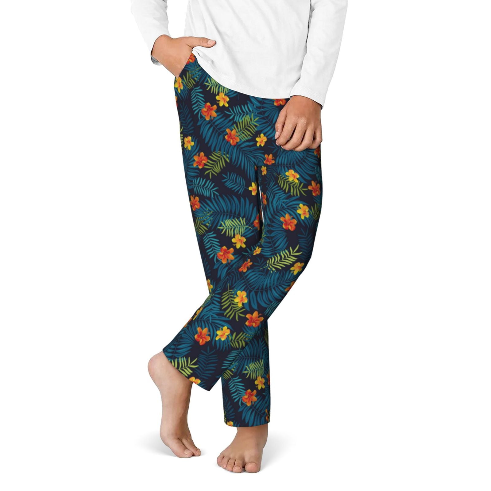 Rocae Hawaiian Style for Teenagers' Pajama Pants,Girls lounge pants ...