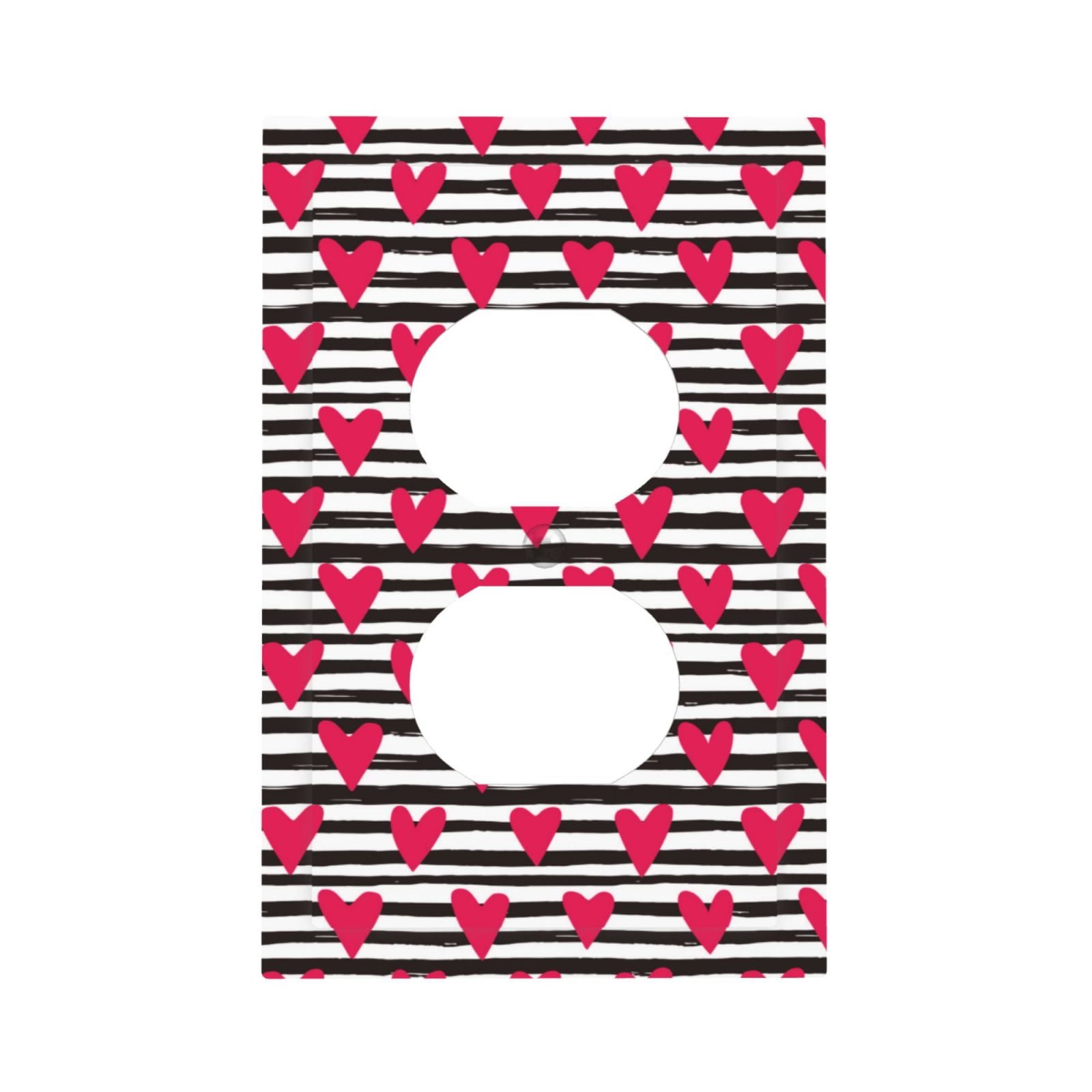 Rocae Hearts And Lines for Decorator Light Switch or Receptacle Outlet ...