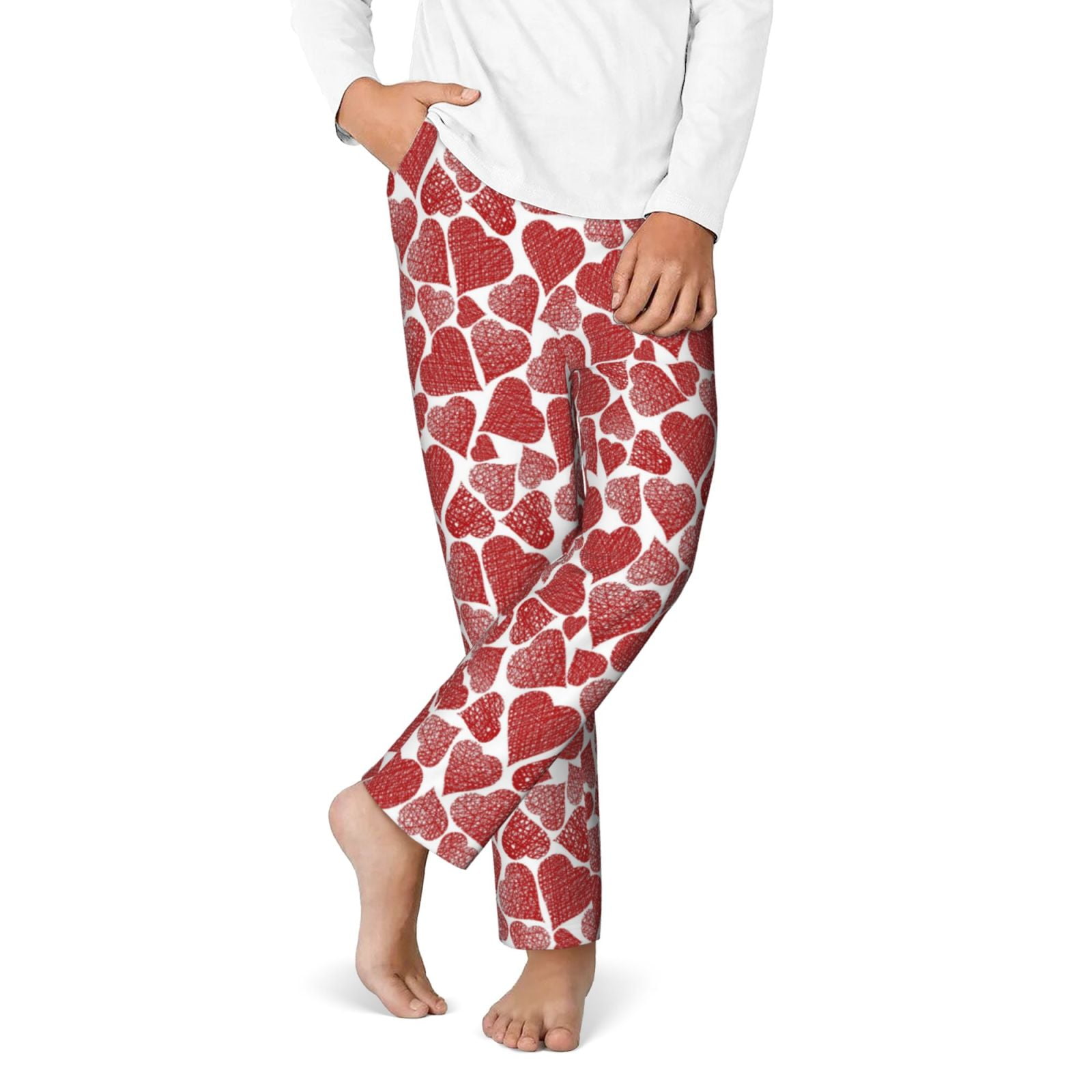 Rocae Hearts for Teenagers' Pajama Pants,Girls lounge pants,Perfect for ...