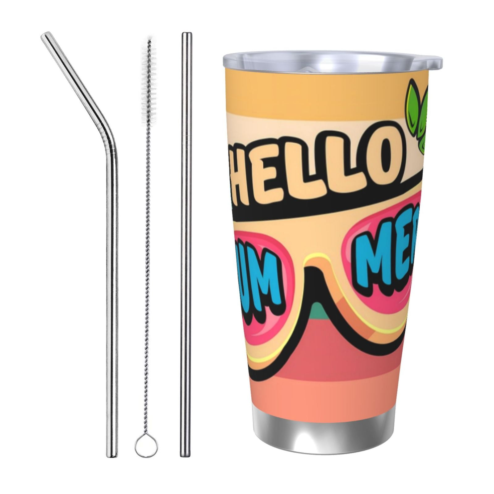 Rocae Hello Summer for 20 Ounces Stainless Steel Insulted Tumbler Car ...