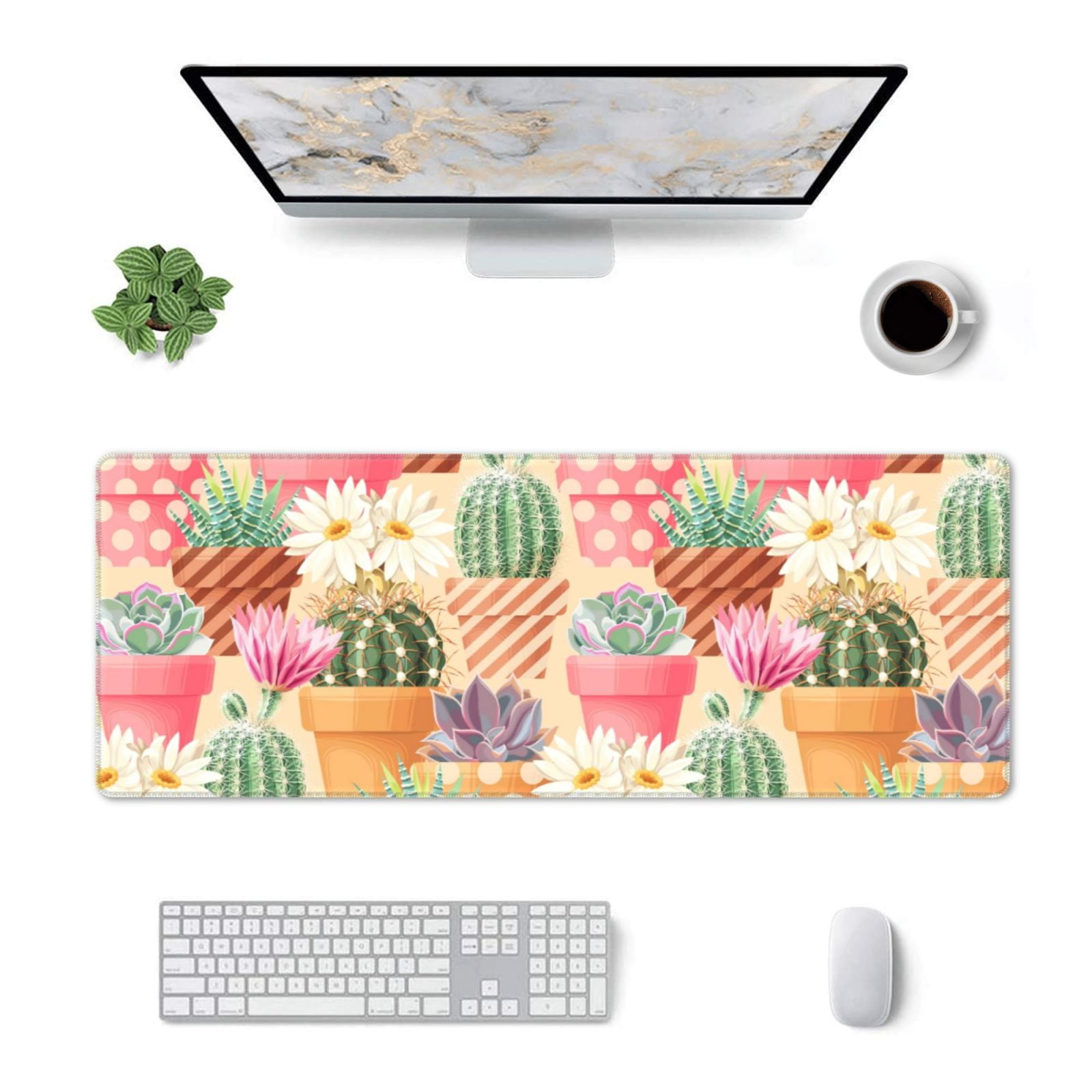 Rocae High Detail Succulent for Gaming Mouse Pad, Mouse Pad Large ...