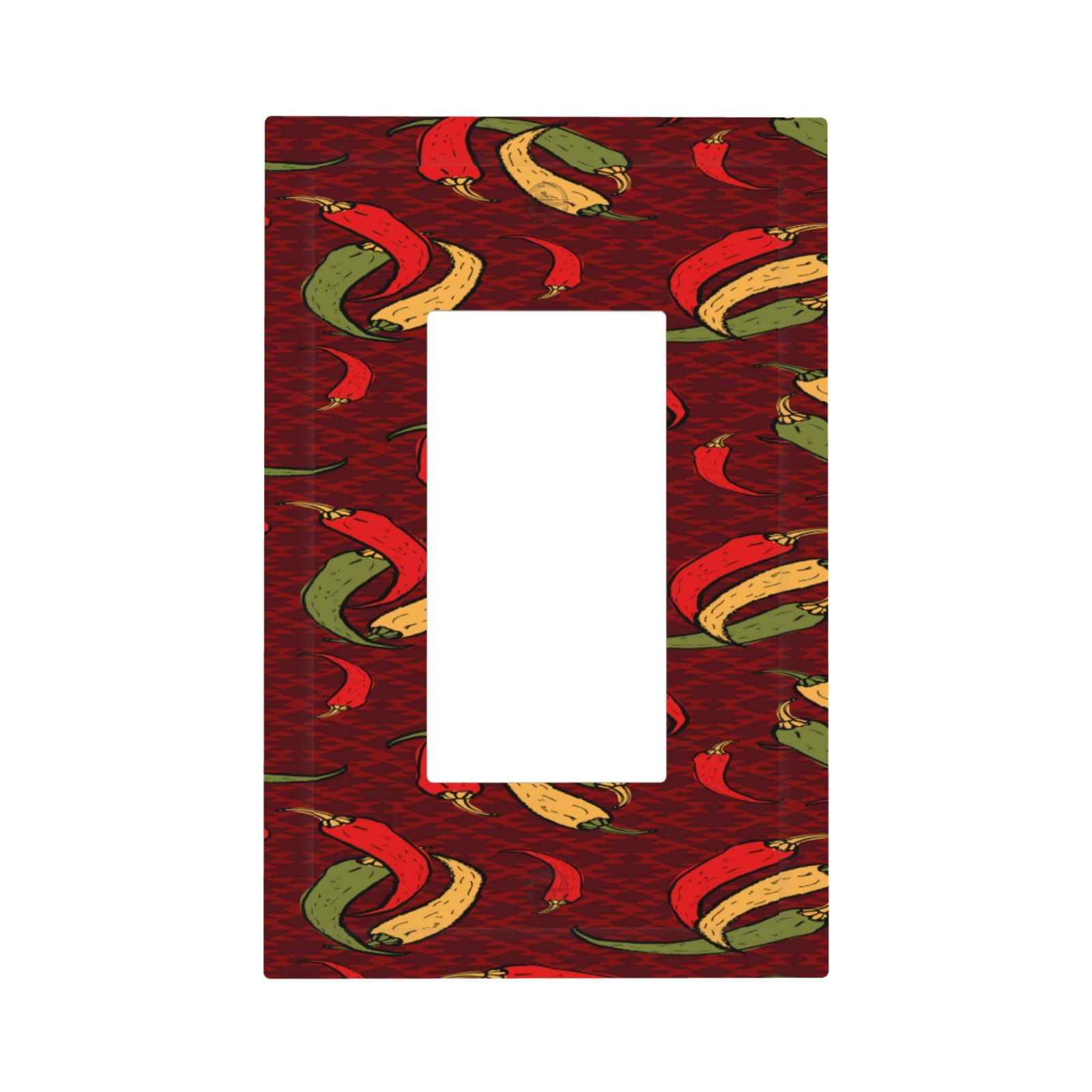 Rocae Hot Chili for Decorator Light Switch or Receptacle Outlet Wall ...