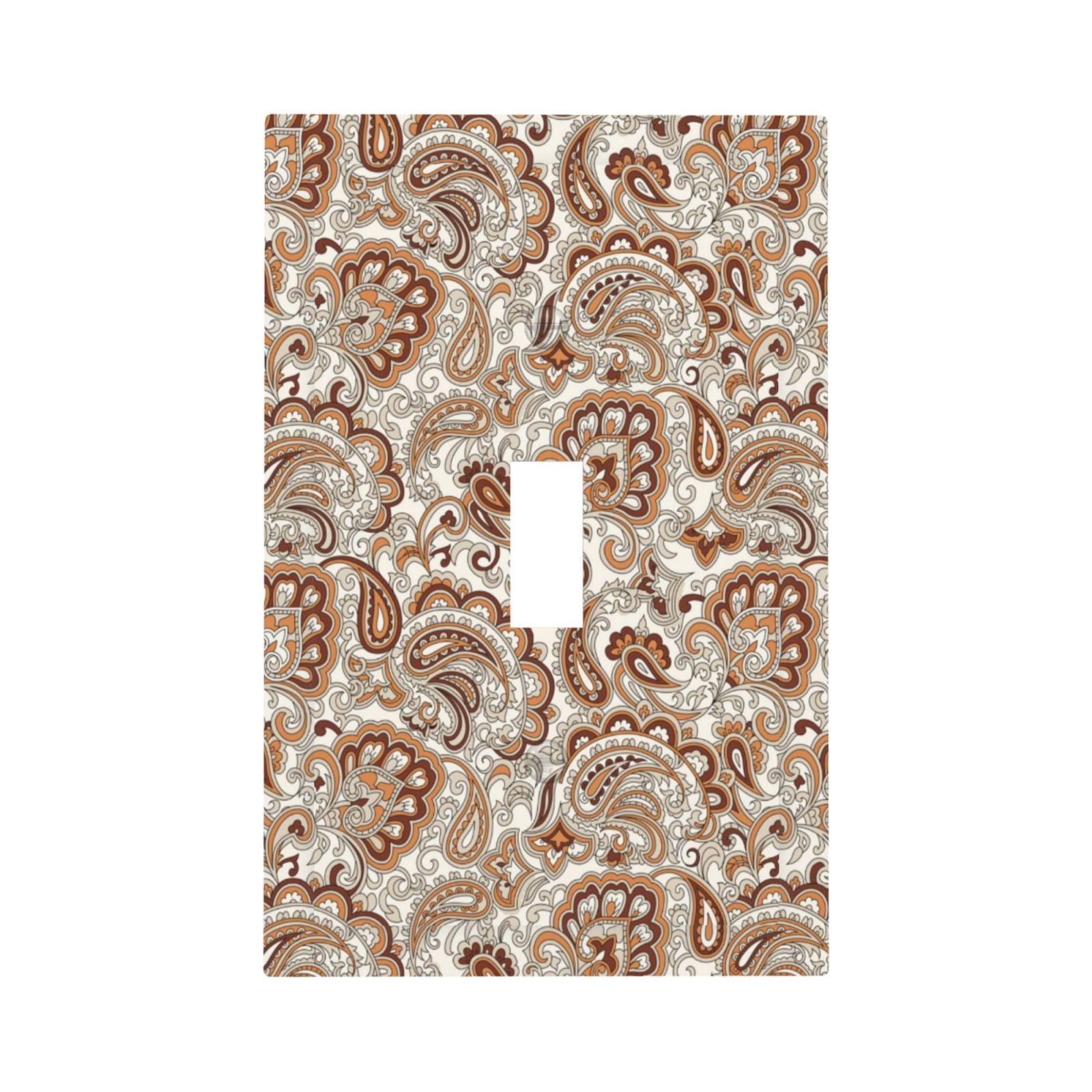 Rocae Indian Paisley1 for Decorator Light Switch or Receptacle Outlet ...