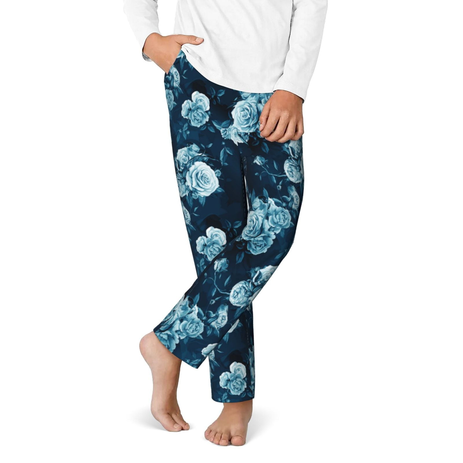 Rocae Ink Rose for Teenagers' Pajama Pants,Girls lounge pants,Perfect ...