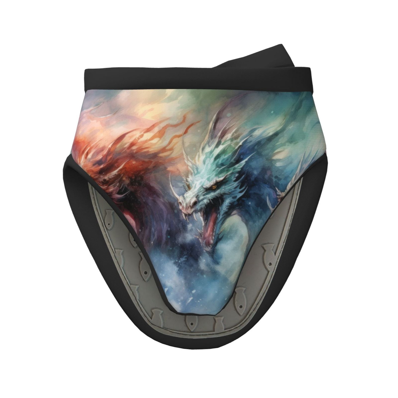 Rocae Ink Style Wave Dragon for Mini Oven Mitts Rubber Oven Glove ...