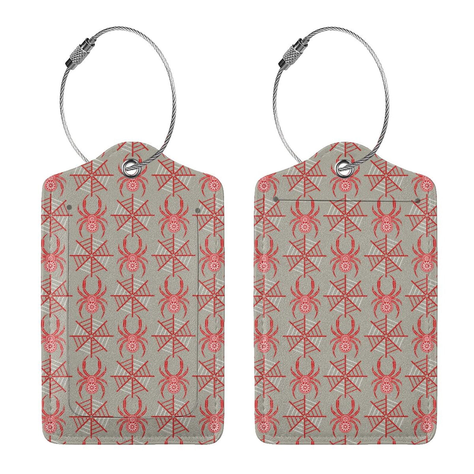 Rocae Insects Spiders for Leather Luggage Baggage Tags ID Label Privacy ...