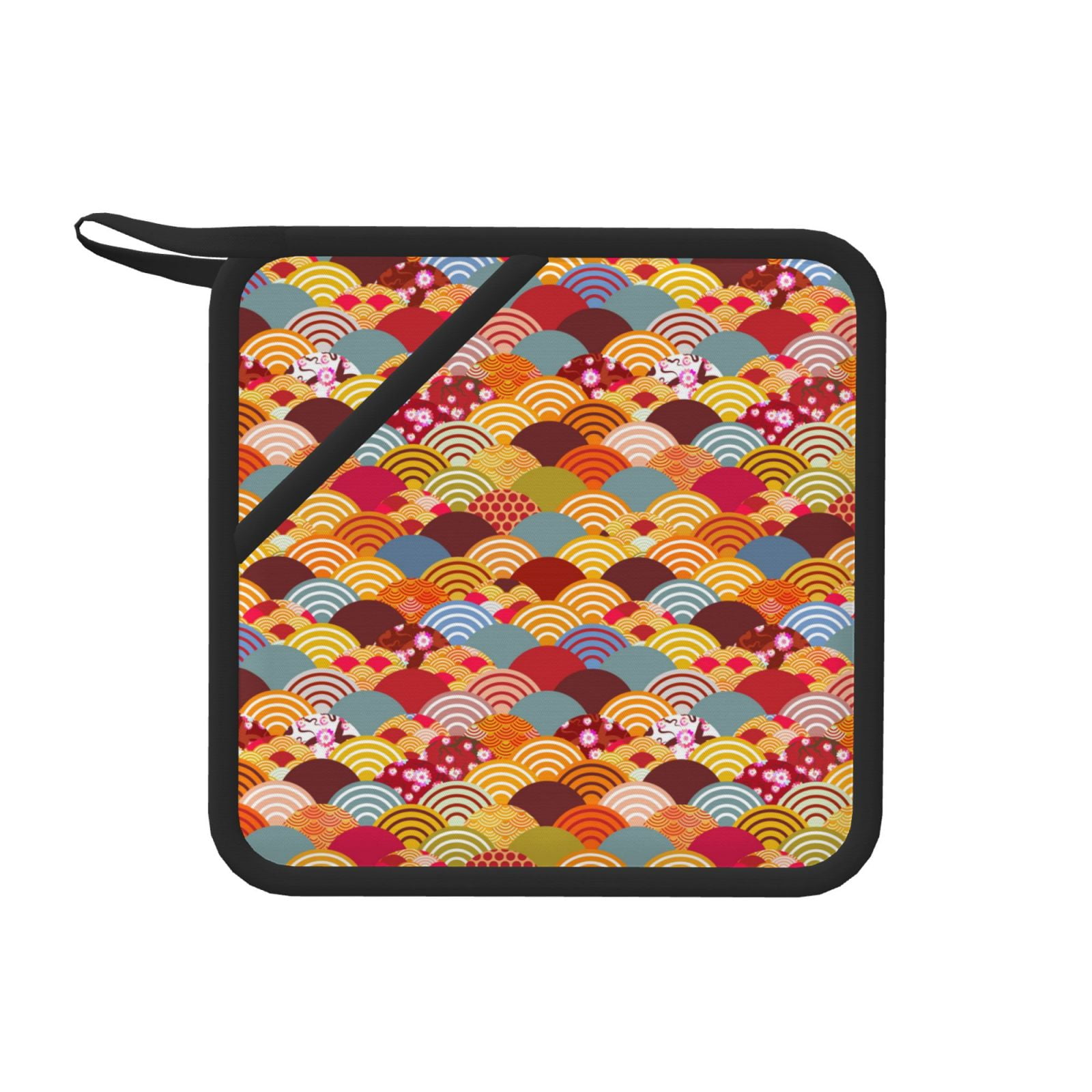 Rocae Japanese Style Fish Scales for Square Silicone Anti-scalding Mat ...