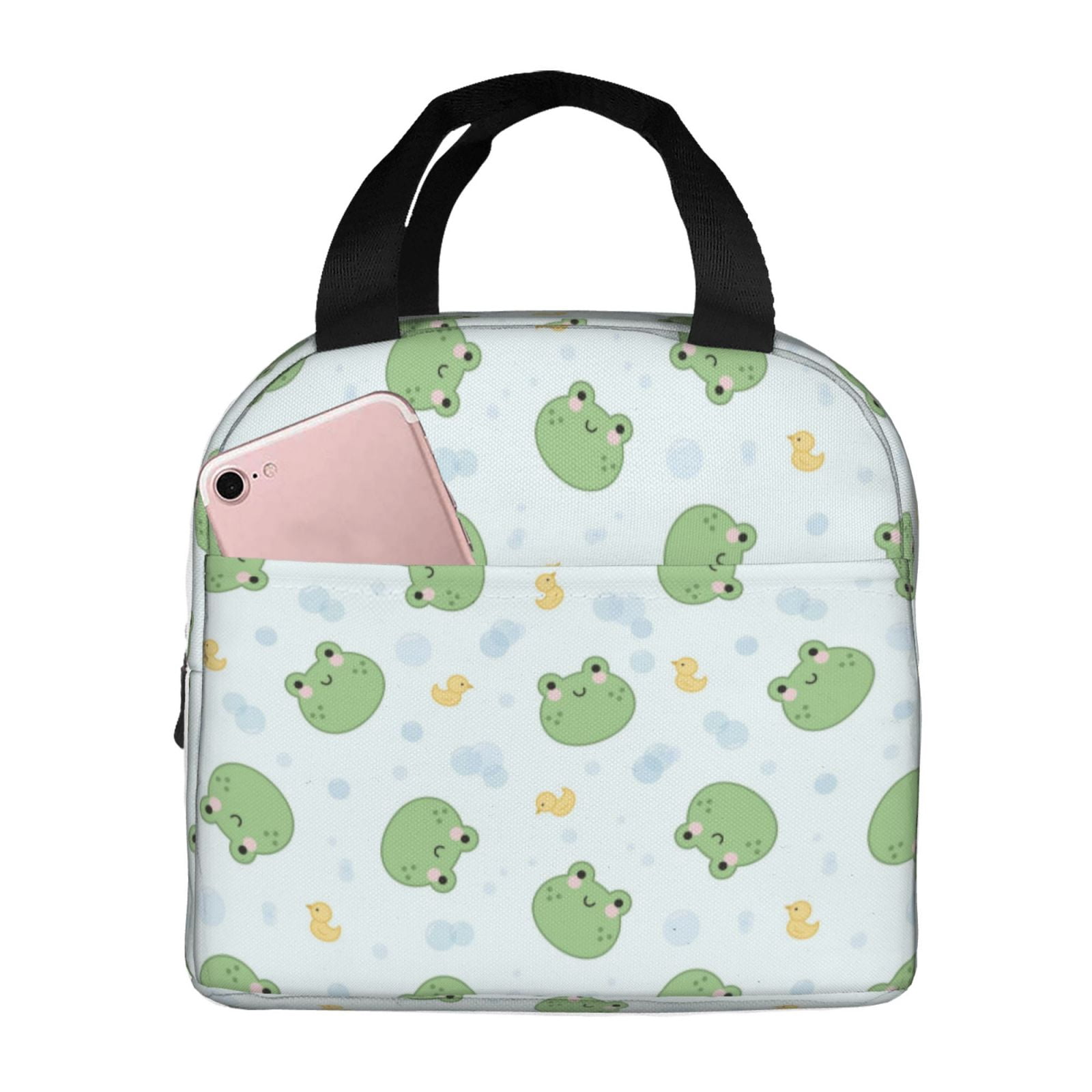 Rocae Kawaii Frogs for Insulated Lunch Bag for Women Men,Large Lunch ...