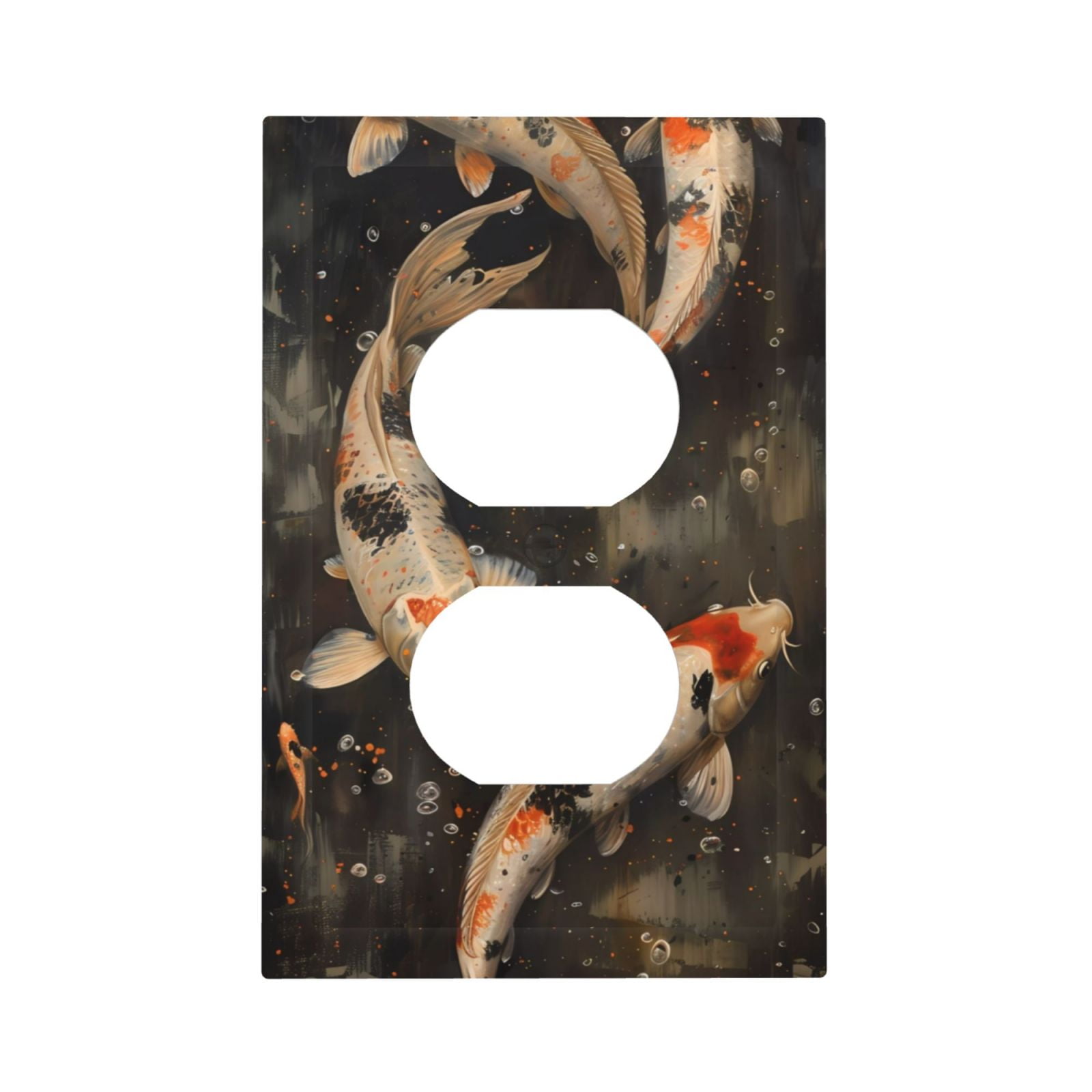 Rocae Koi Fish Tranquility for Decorator Light Switch or Receptacle ...