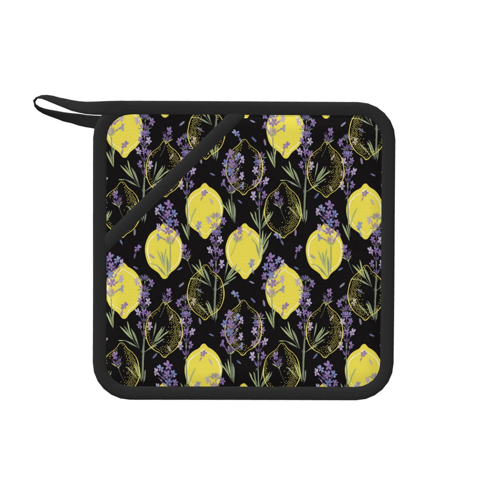 Rocae Lavender Flowers for Square Silicone Anti-scalding Mat Trivet Hot ...