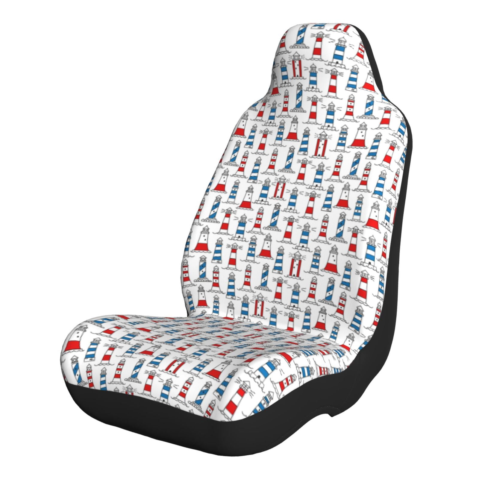 Rocae Lighthouse And Beacon Print Seat Covers for Cars Trucks and SUVs ...