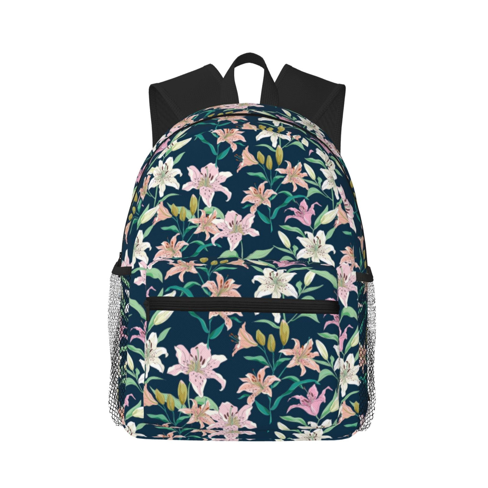 Rocae Lilies Flowers for Lightweight Casual Backpack Travel Hiking ...