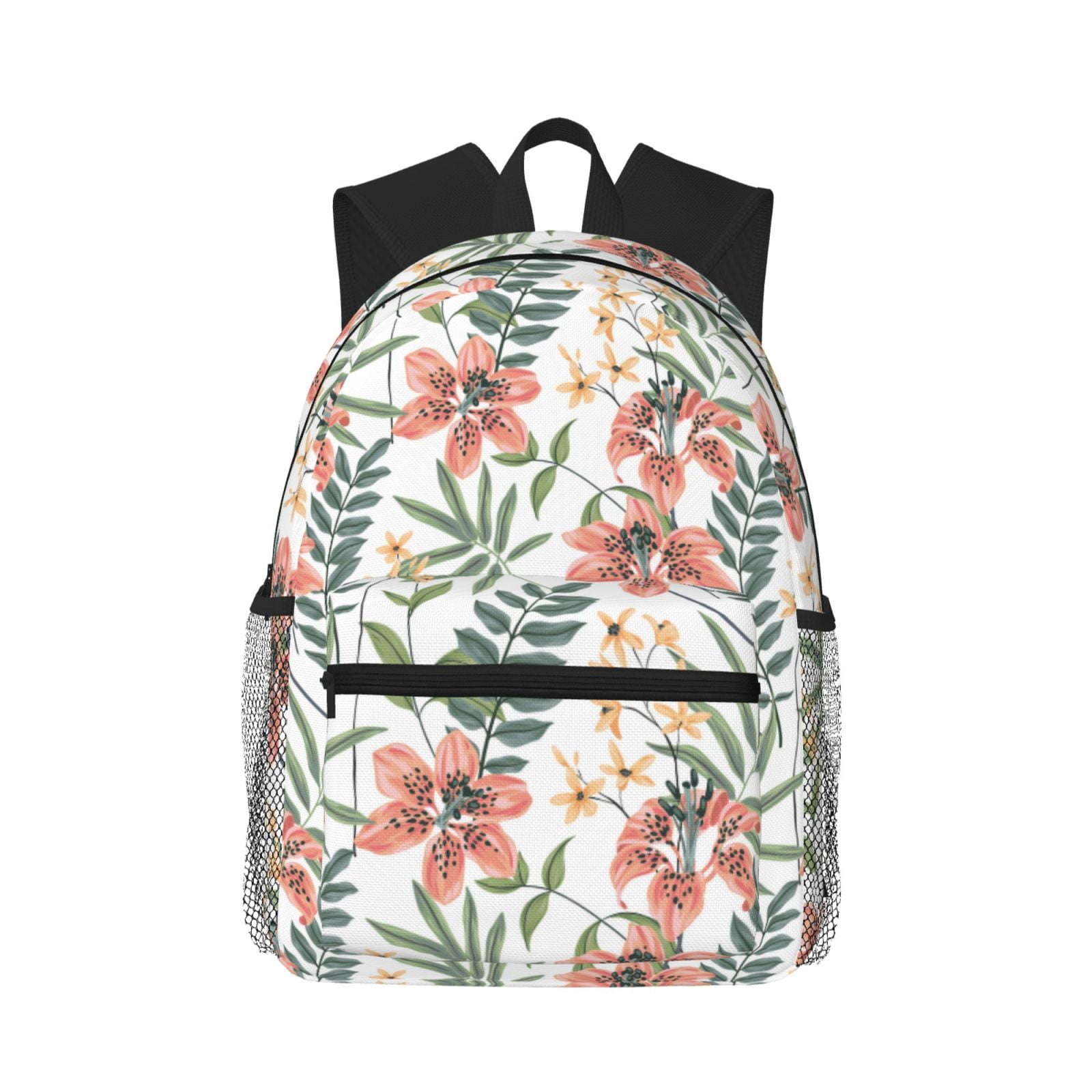 Rocae Lilies Flowers for Lightweight Casual Backpack Travel Hiking ...