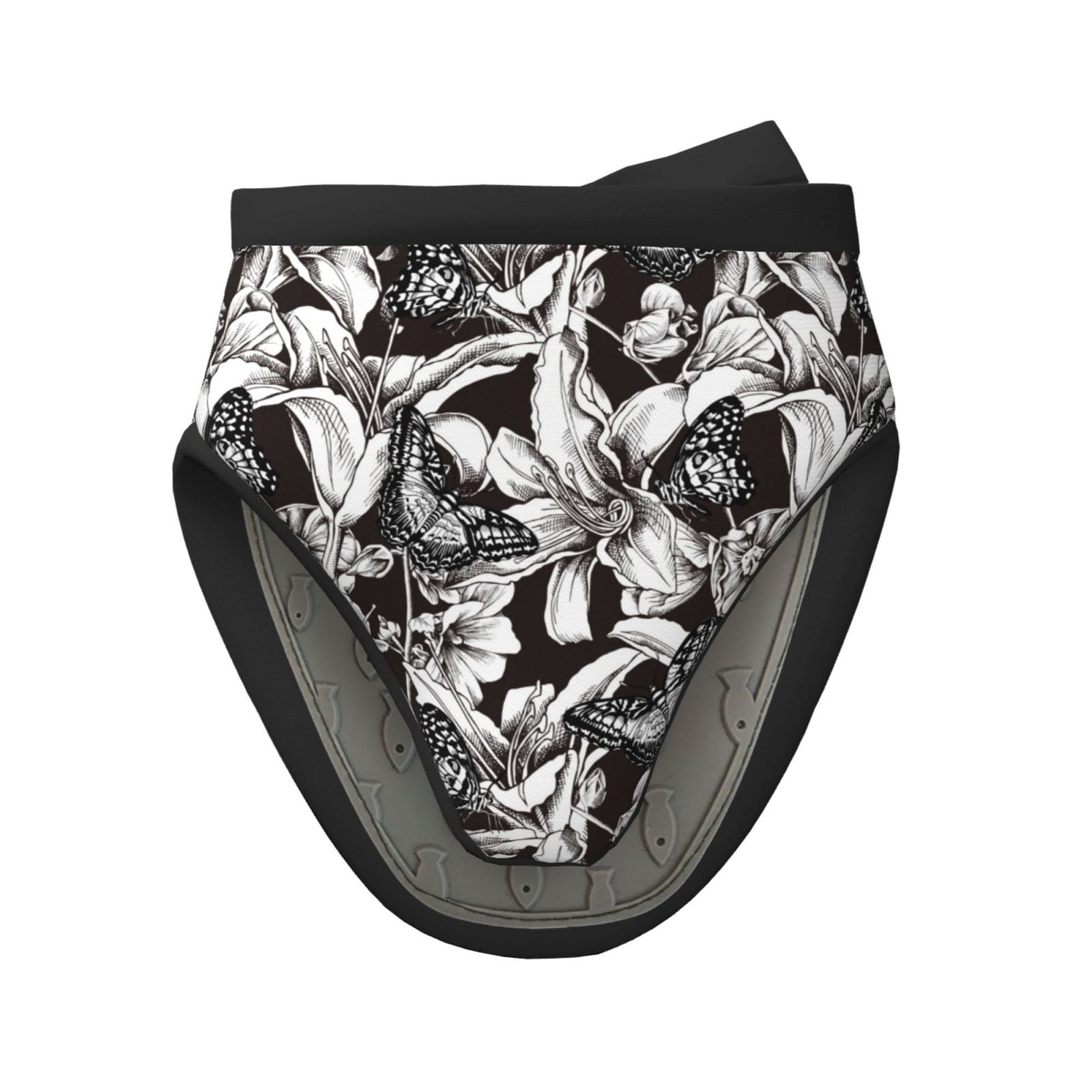 Rocae Lilies Flowers for Mini Oven Mitts Rubber Oven Glove, Kitchen ...