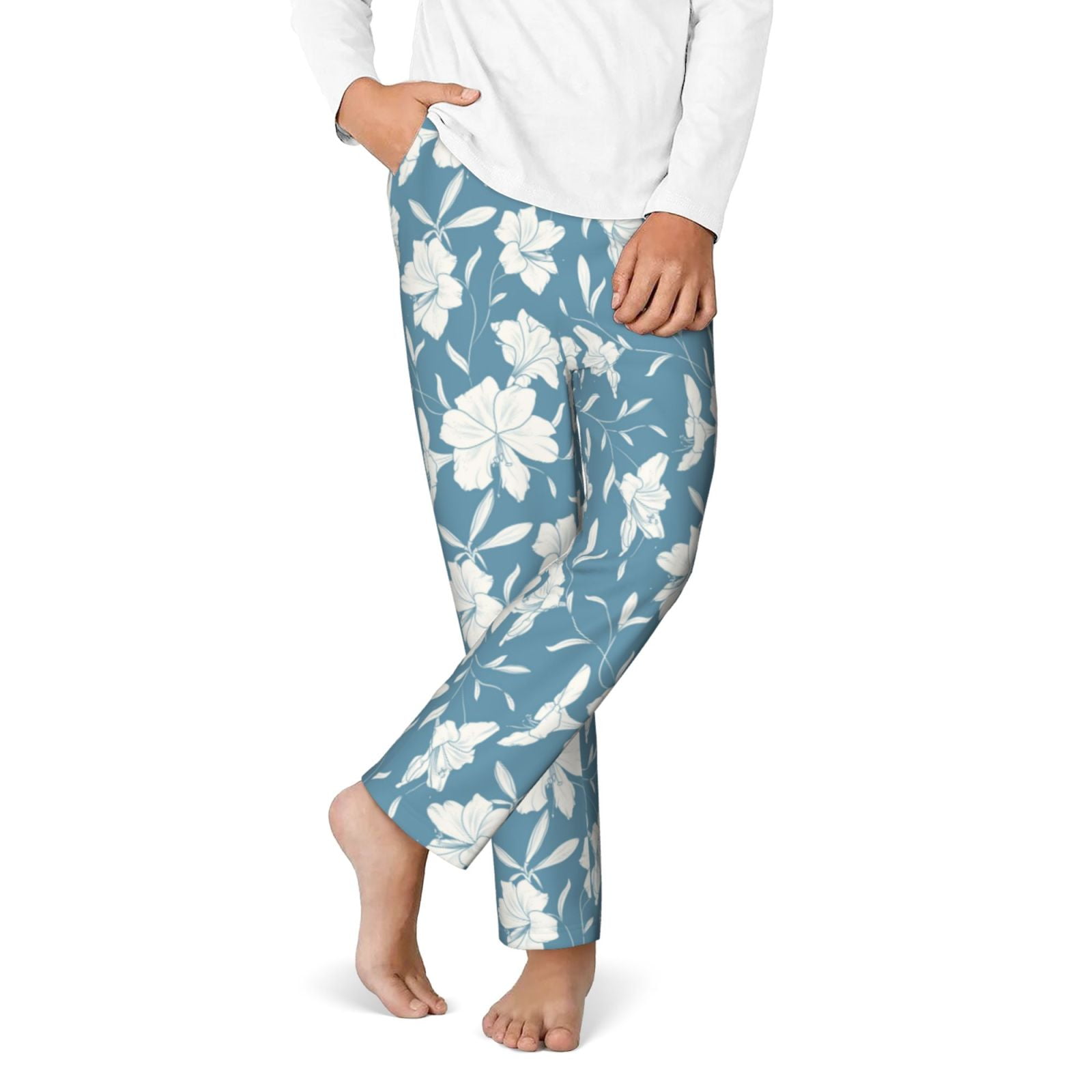 Rocae Lilies Flowers for Teenagers' Pajama Pants,Girls lounge pants ...