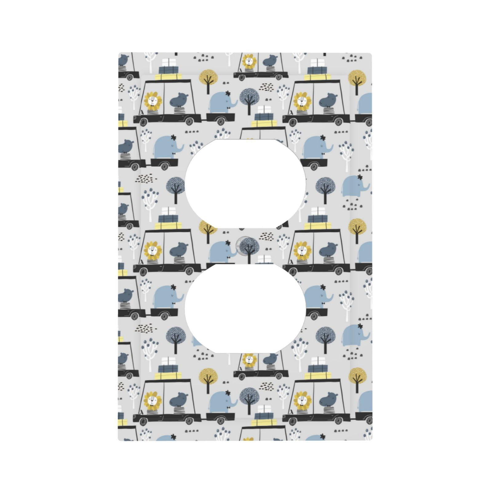 Rocae Lion Hippo Elephant On The Car for Decorator Light Switch or ...