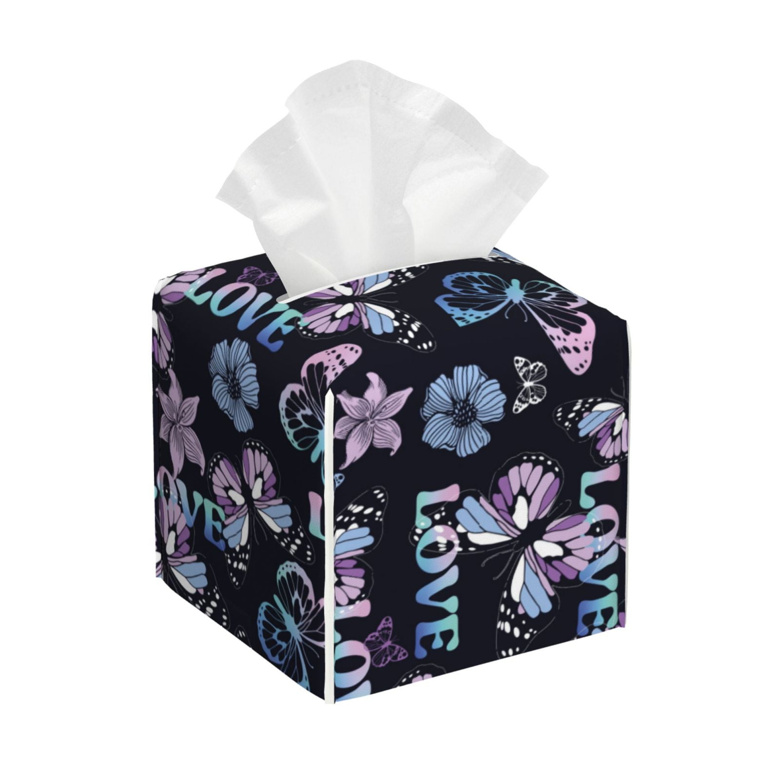 Rocae Love Butterflies for High-grade Leather Tissue Box, Exquisite ...