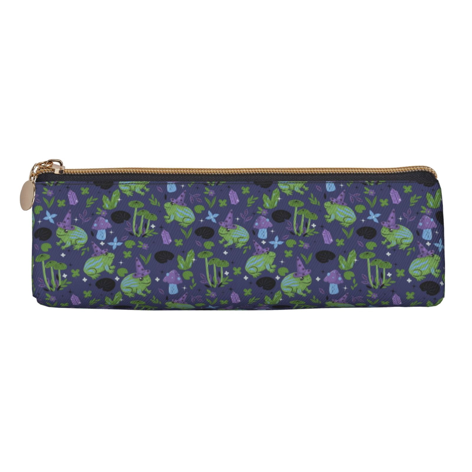 Rocae Magic Toads in Hats for Leather Pencil Case - Zippered Pen Case ...