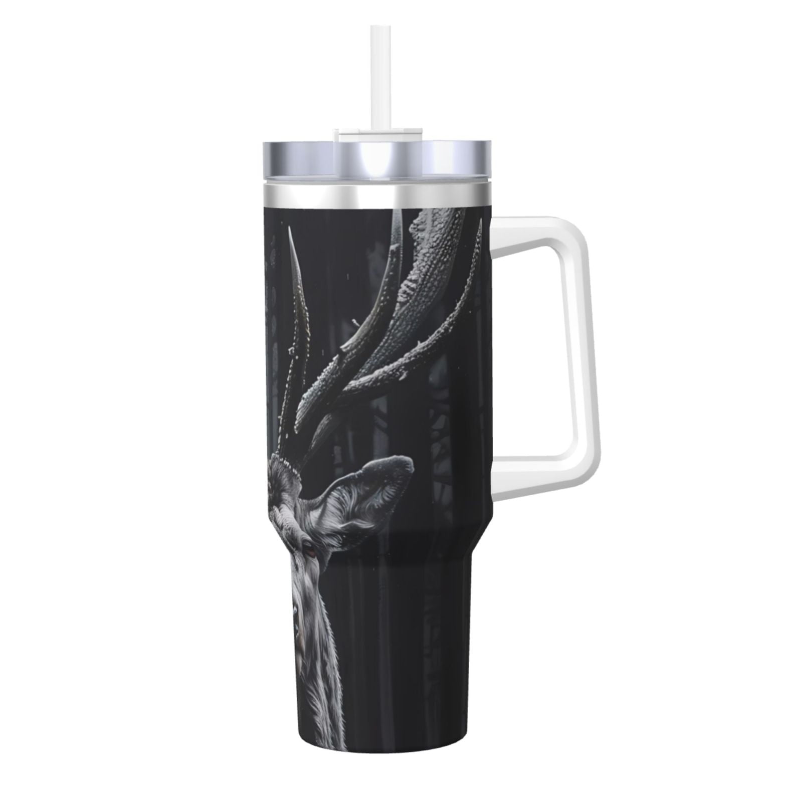 Rocae Majestic Forest Stag for 40OZ Ice Bully With Handle Keeps Drinks ...