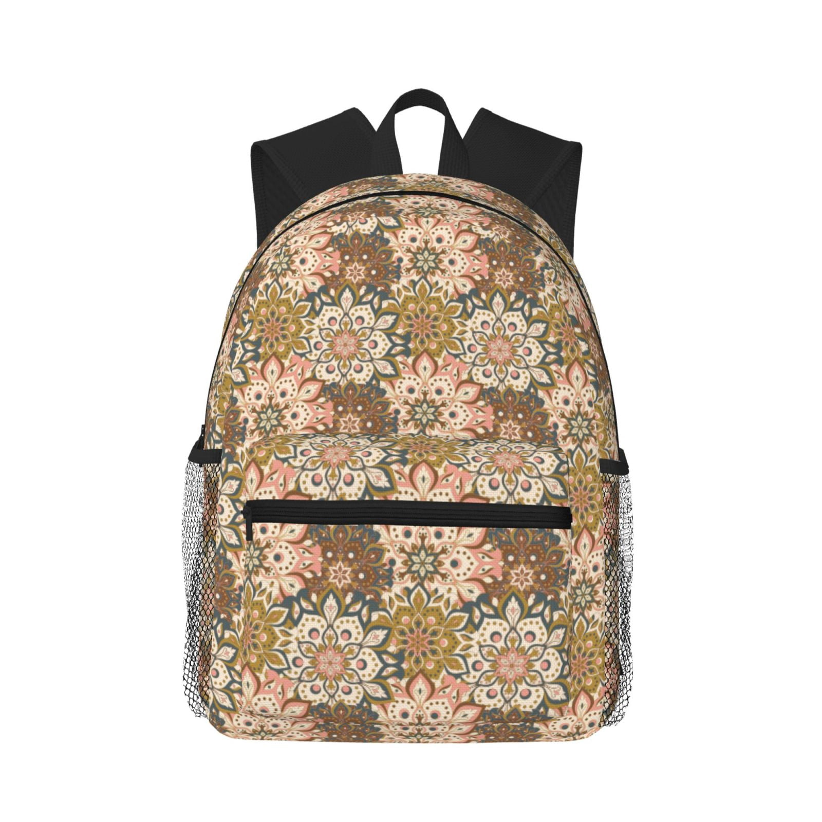 Rocae Mandala for Lightweight Casual Backpack Travel Hiking Backpack ...