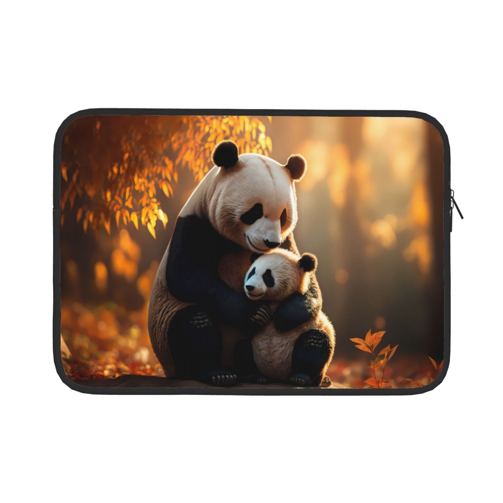 Rocae Maple Forest Panda for Classic Slim Ergonomic Briefcase and ...