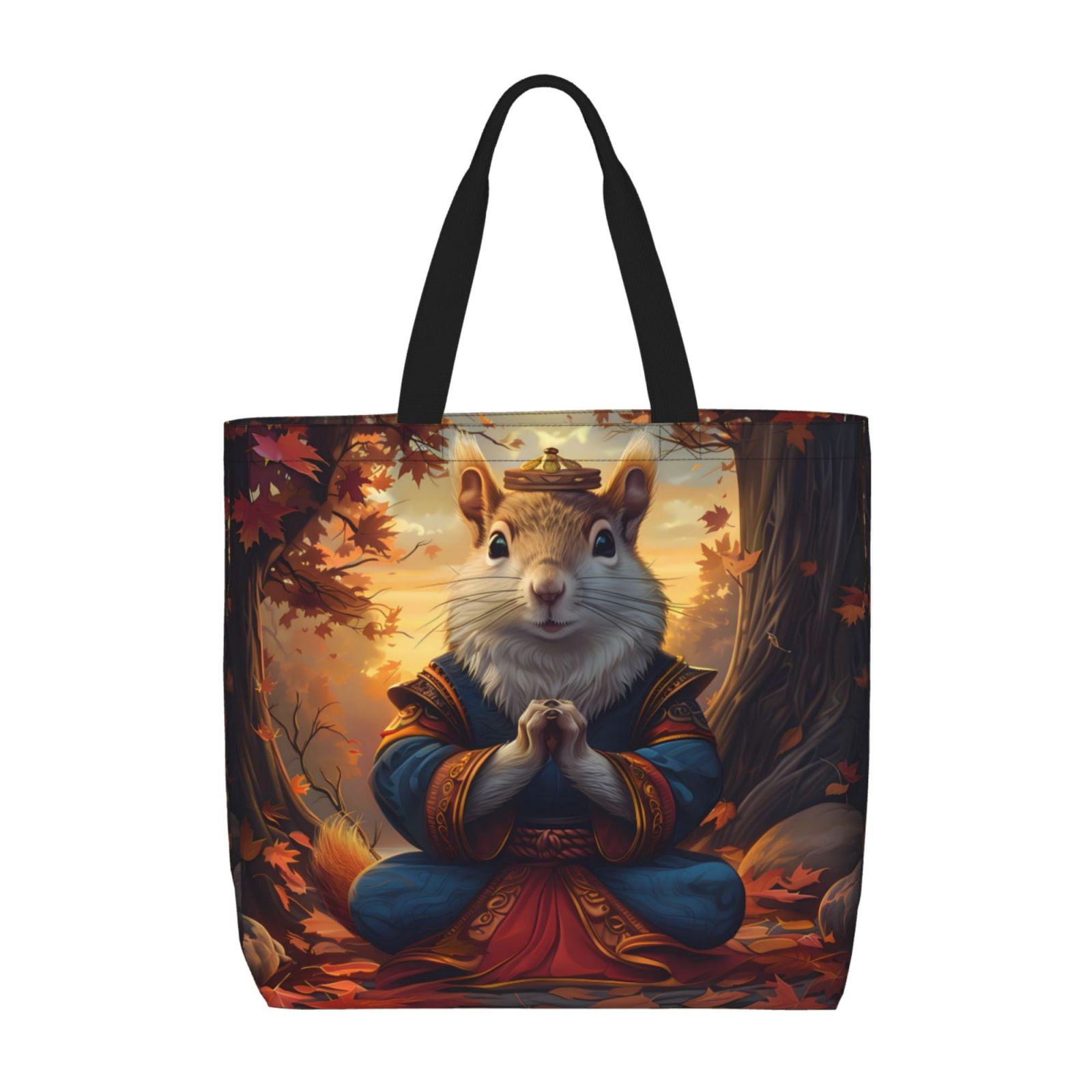 Rocae Maple Leaf Meditating Squirrel for Features A Uniquely Designed ...