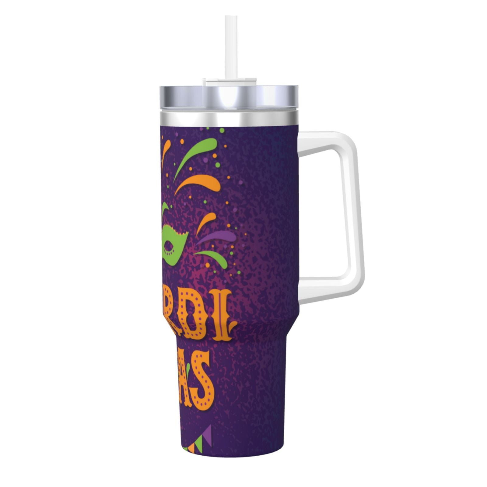 Rocae Mardi Gras2 for 40OZ Ice Bully With Handle Keeps Drinks Hot or ...