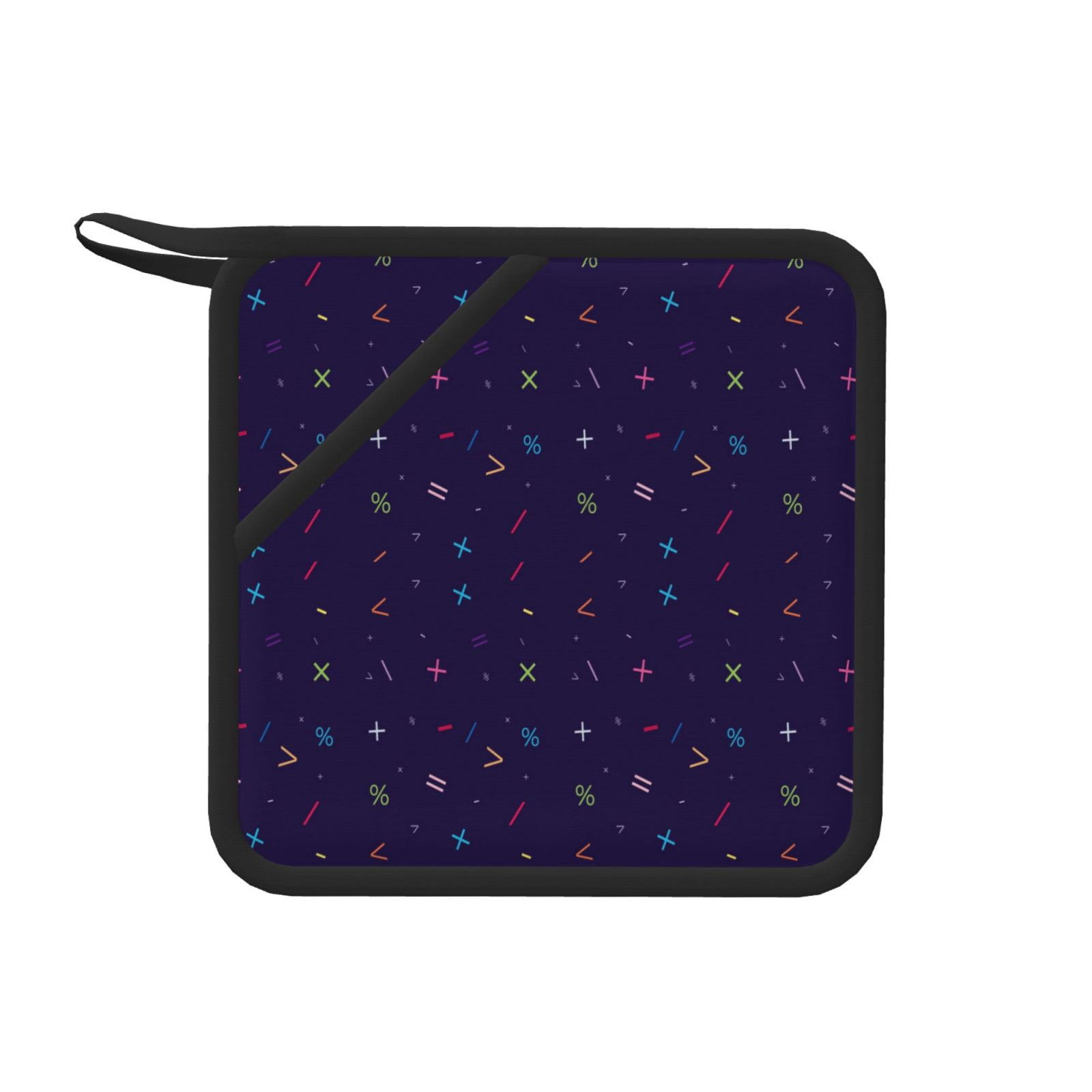 Rocae Mathematical Symbols for Square Silicone Anti-scalding Mat Trivet ...