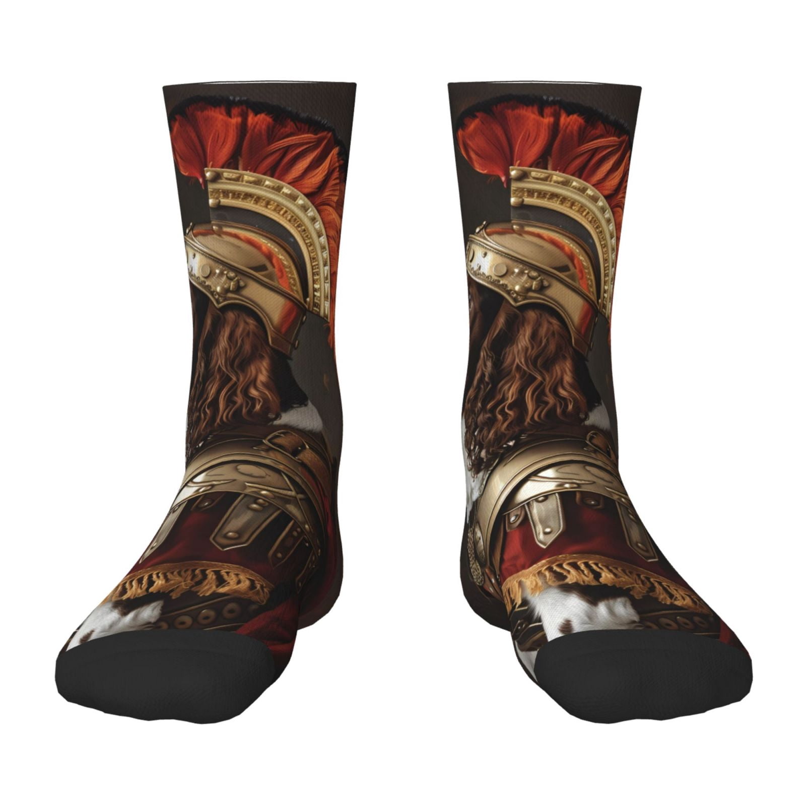 Rocae Medieval Knight Dog for Girls Boys Crew Socks,Children's Socks ...