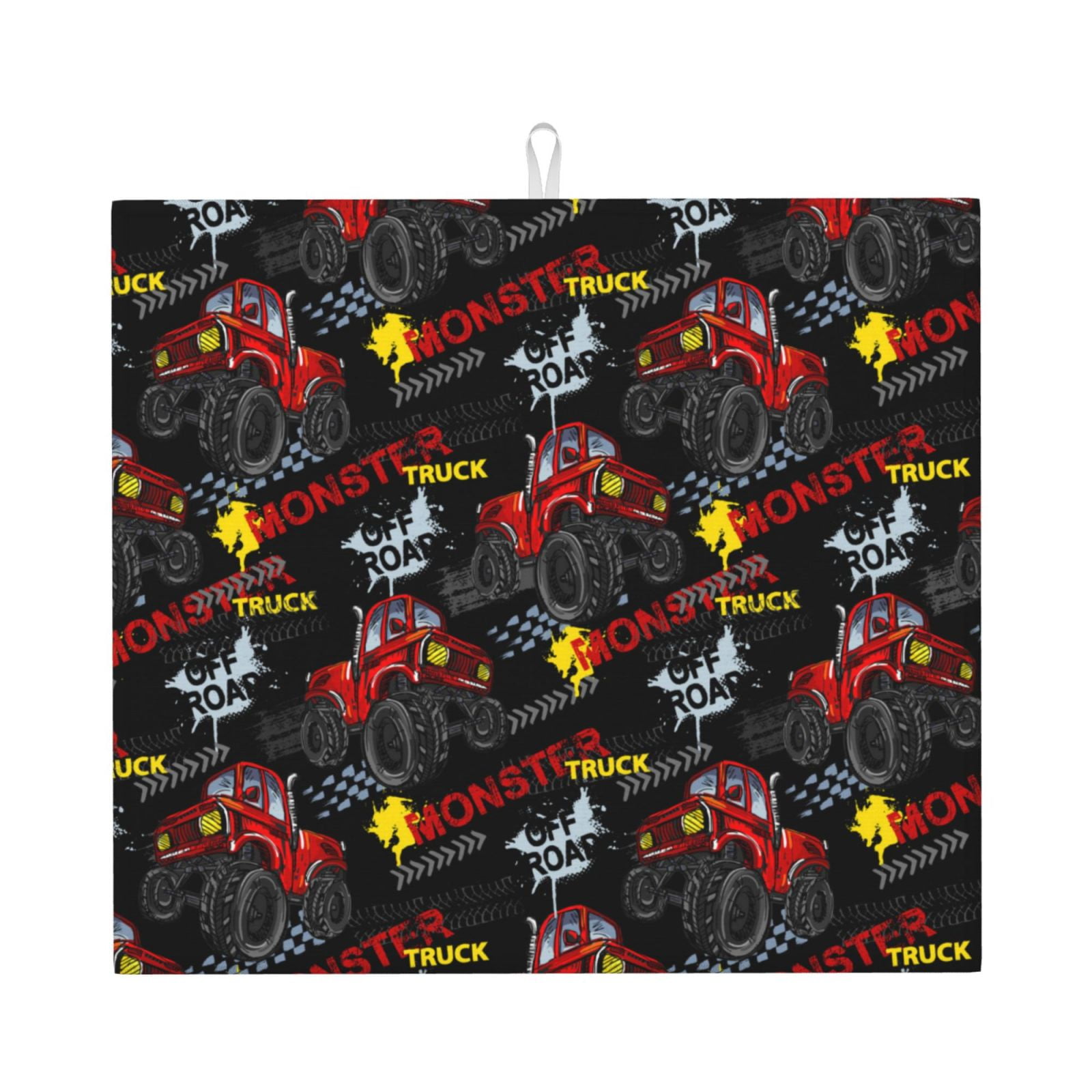 Rocae Monster Truck for Drying Mat for Kitchen 16*18 inch Easy to Clean ...