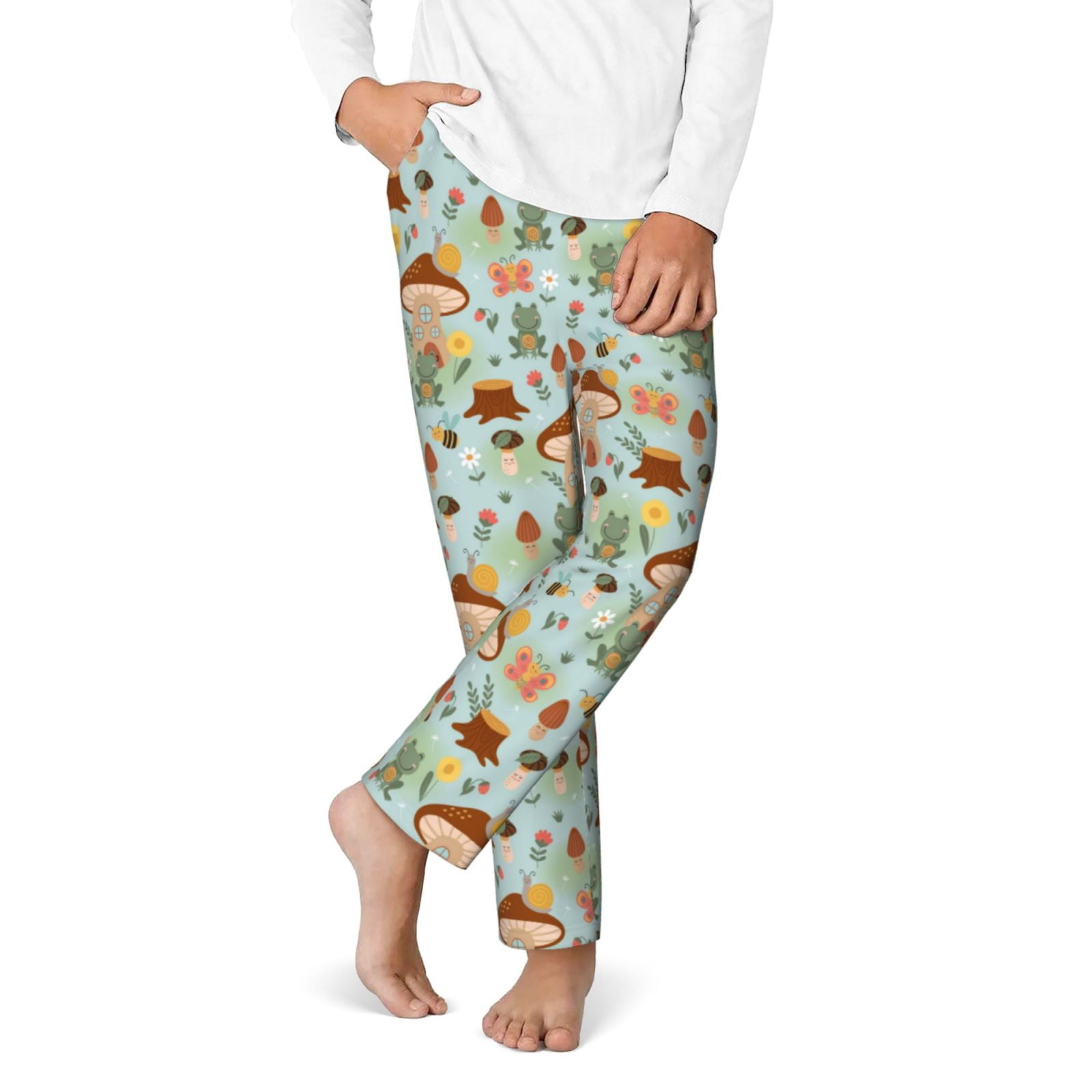 Rocae Mushroom House Insect Frog for Teenagers' Pajama Pants,Girls ...