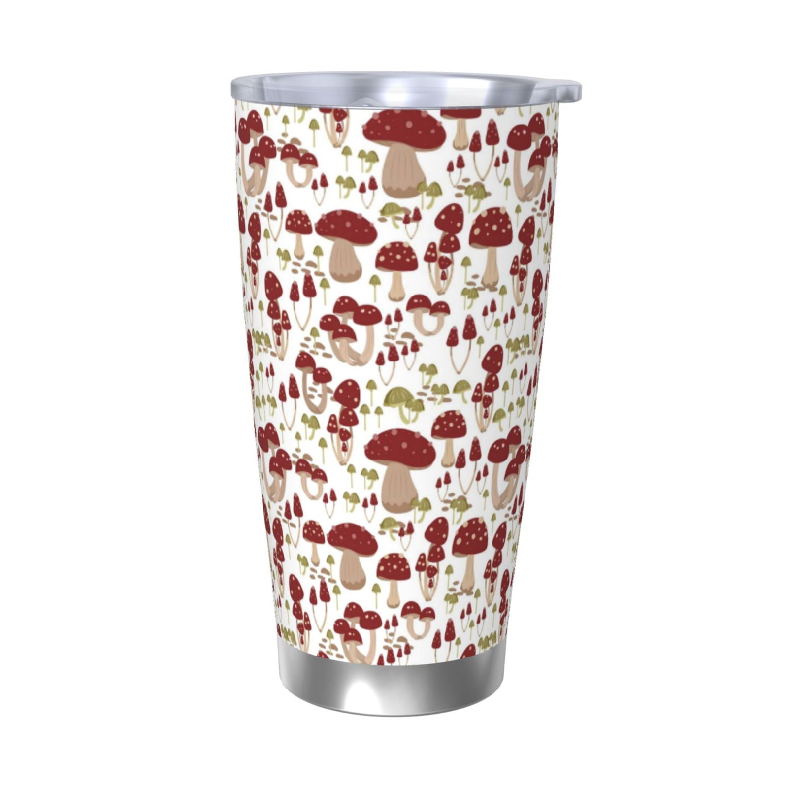Rocae Mushroom for 20 Ounces Stainless Steel Insulted Tumbler Car Cup Drink Mug Inspirational ...